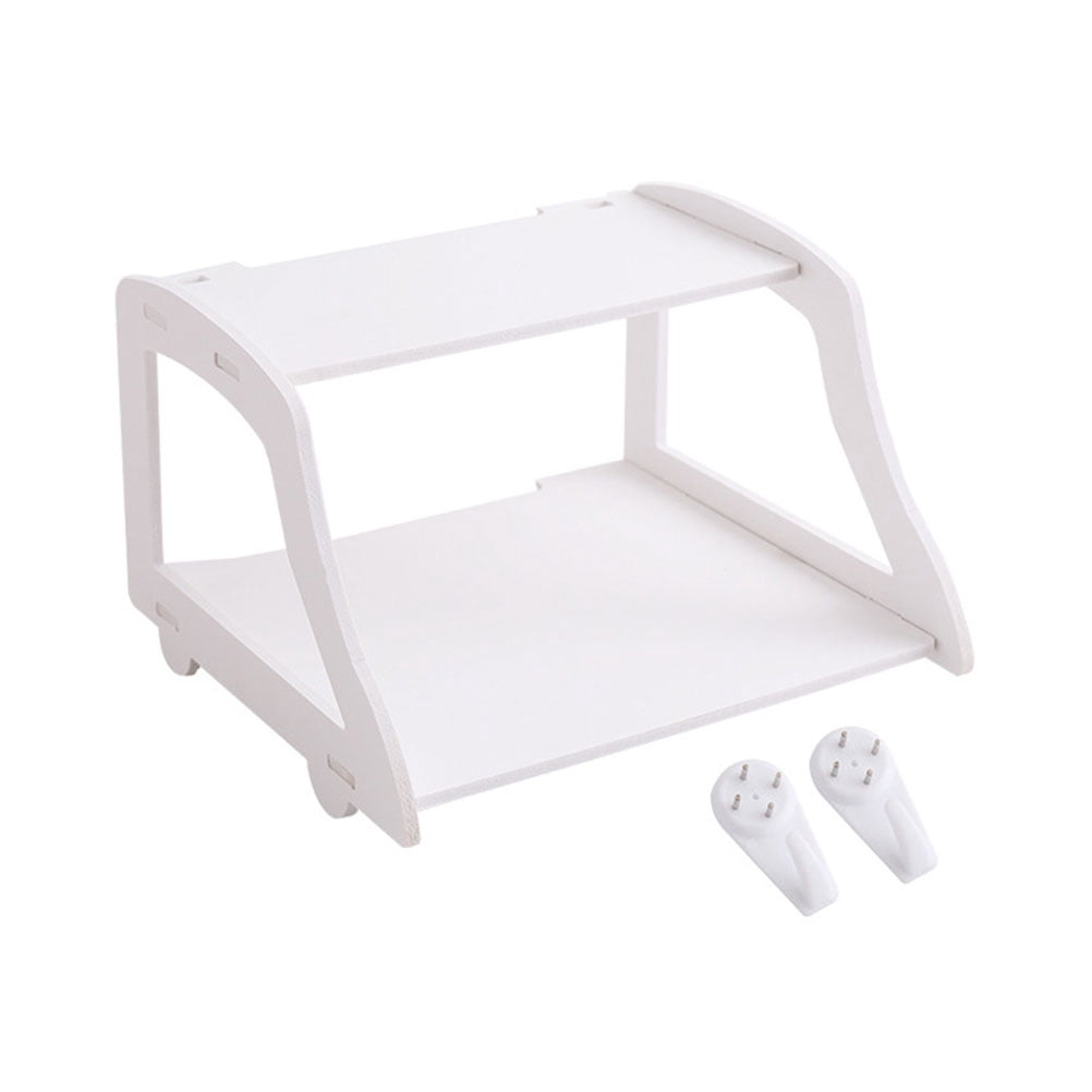 FRCOLOR Mount Wifi Wall Shelf STB Storage Rack Home Holder - Walmart.com