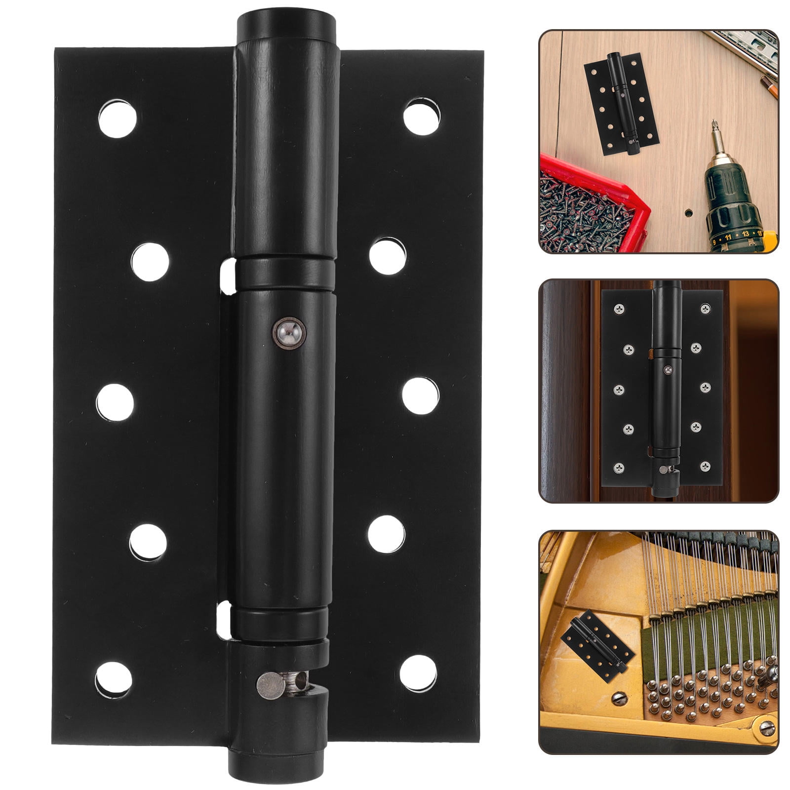 FRCOLOR Mounted Automatic Door Closing Hinge Silent Hinge Single Hinge ...