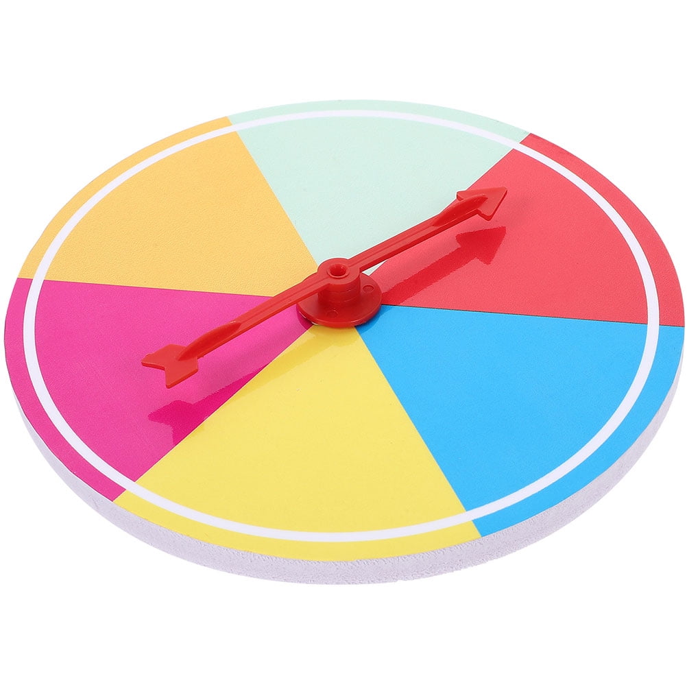 WASHWEPE DIY Prize Wheel Plastic 1Set 7.9In Rotating Game Prizes For ...