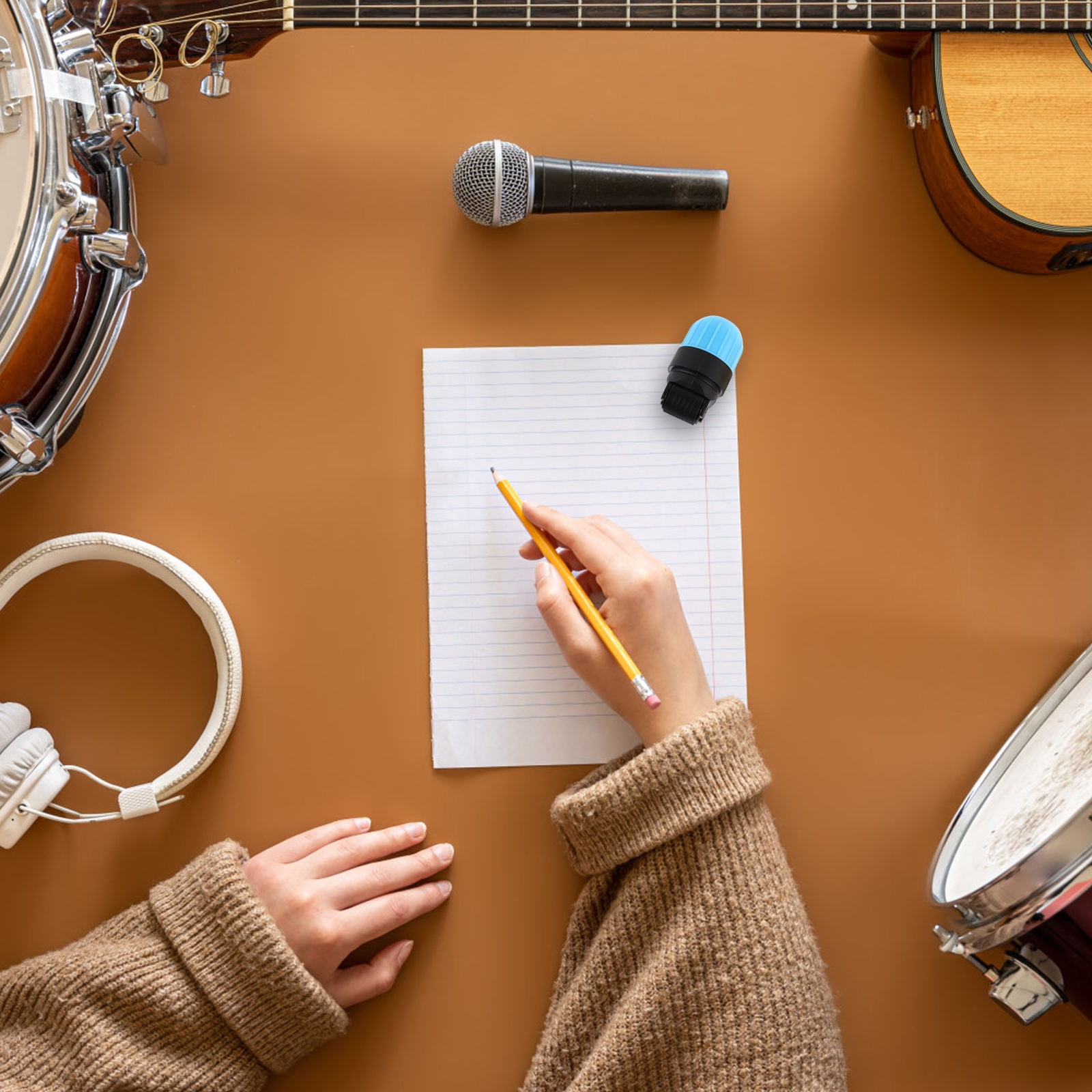 FRCOLOR Multi-Function Plastic Music Stamper For Music Education 6-Line ...