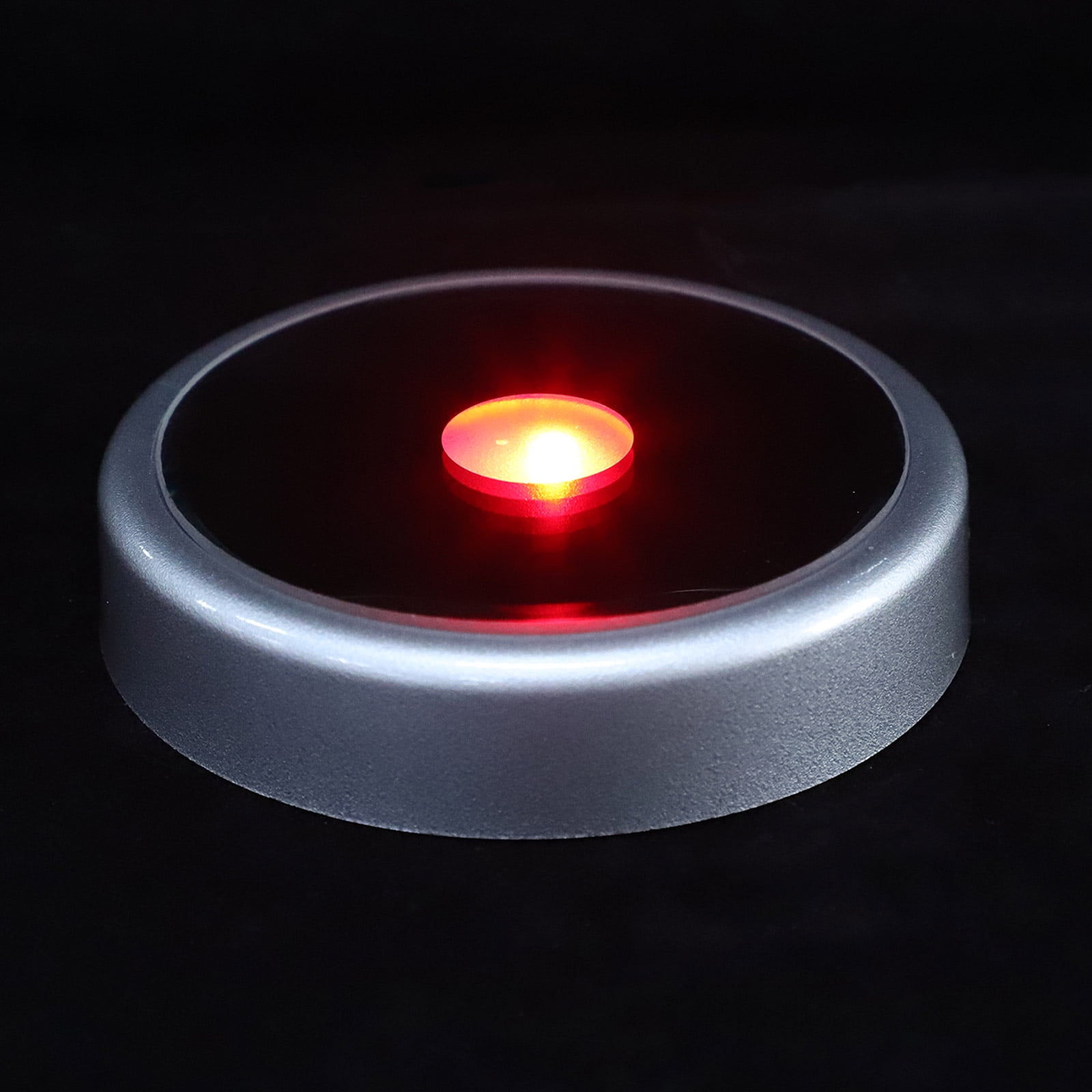 FRCOLOR Multi-color LED Light Base Crystal Statue Display Base Crystal ...