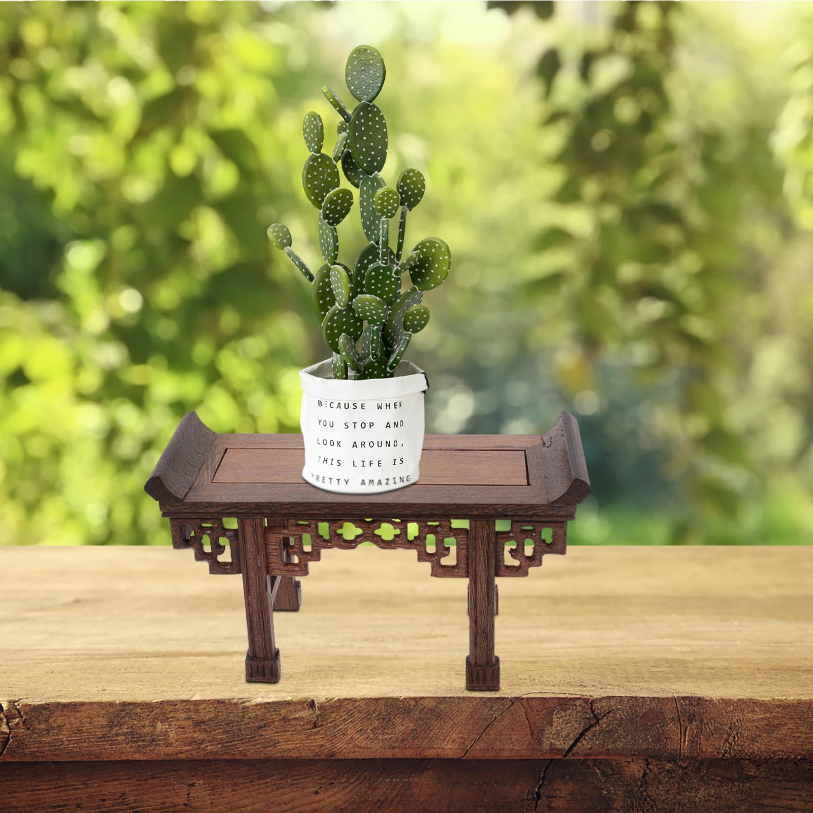 FRCOLOR MultiColored Wooden Altar Table for Kitchen Use Elegant Display ...