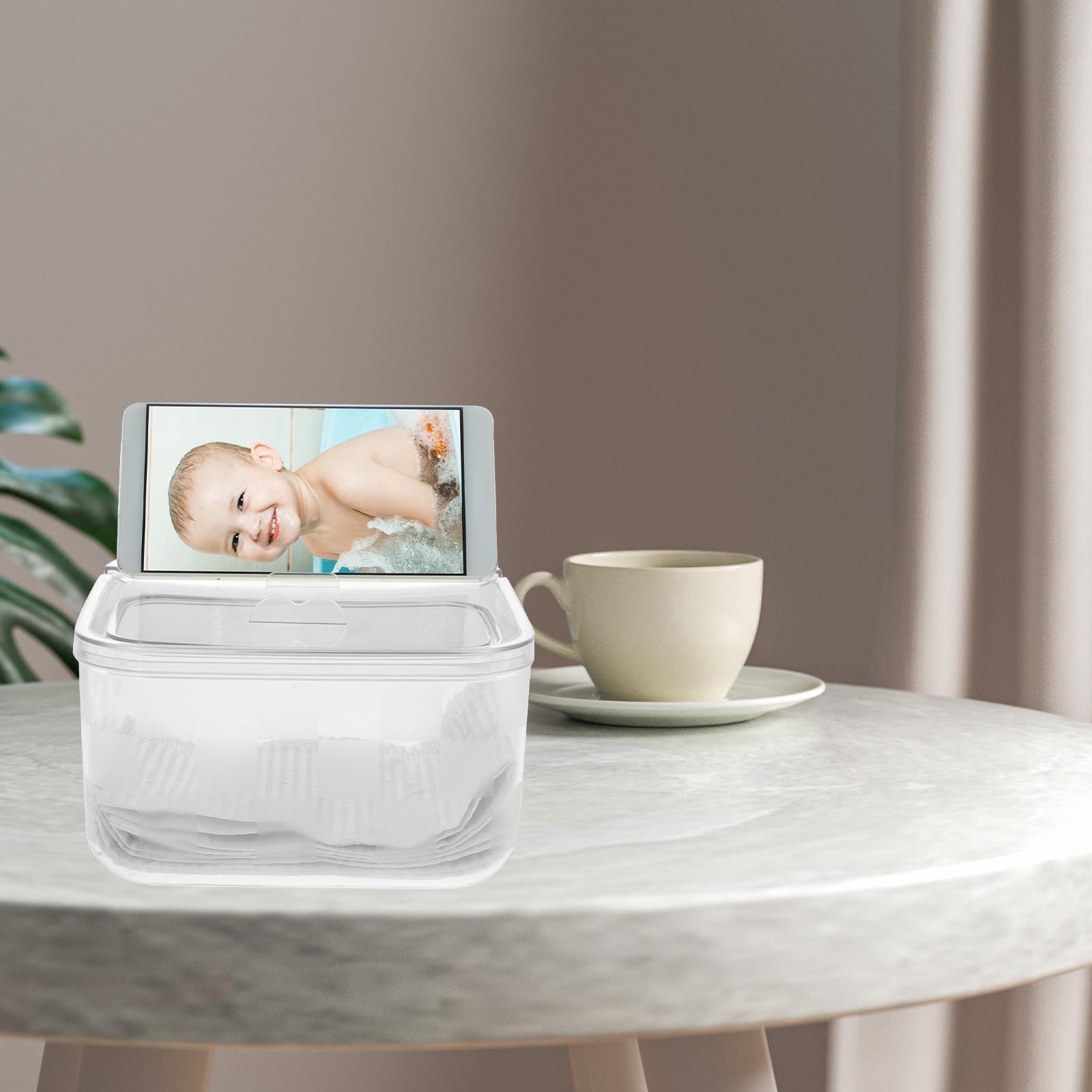 FRCOLOR Multifunctional Tissue Box for Storage Made of Plastic ...