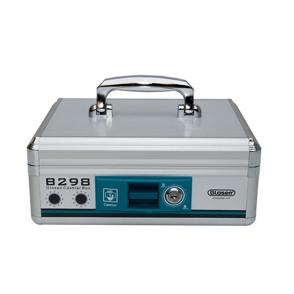 FRCOLOR Multipurpose Portable Cashier Storage Case Anti-theft Cash Box ...