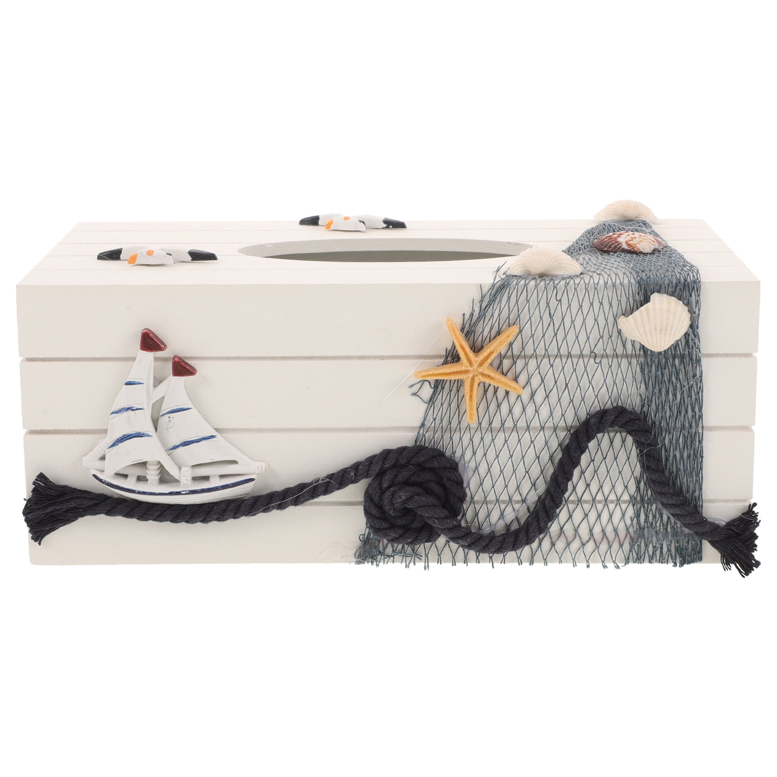 FRCOLOR Napkins Tissue Box Cover Coastal Tissue Box Cover Tissue Paper ...