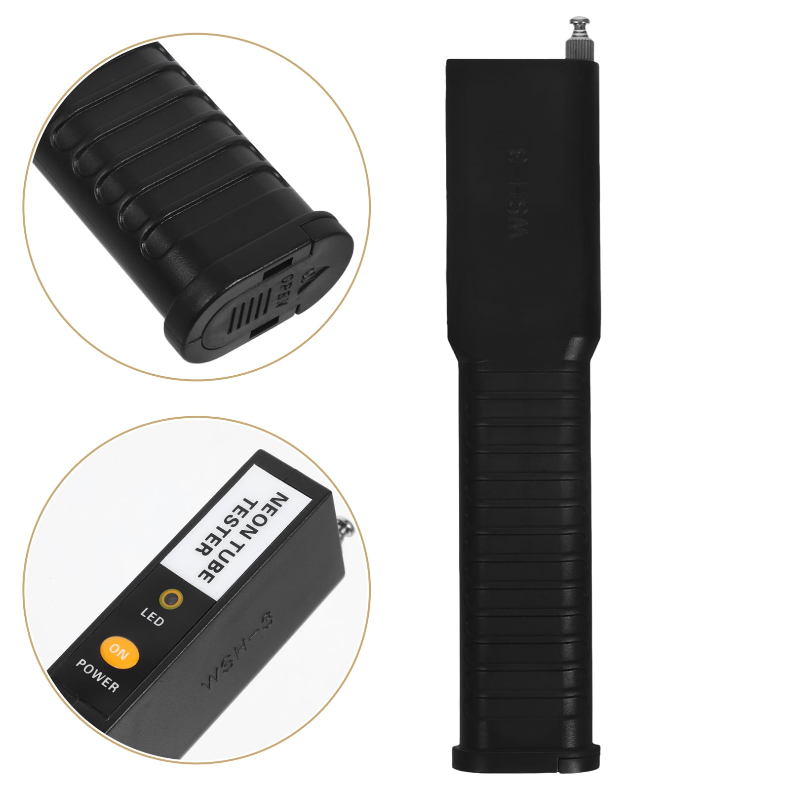 FRCOLOR Neon Light Tester Battery-powered Fluorescent Lamp Detector ...