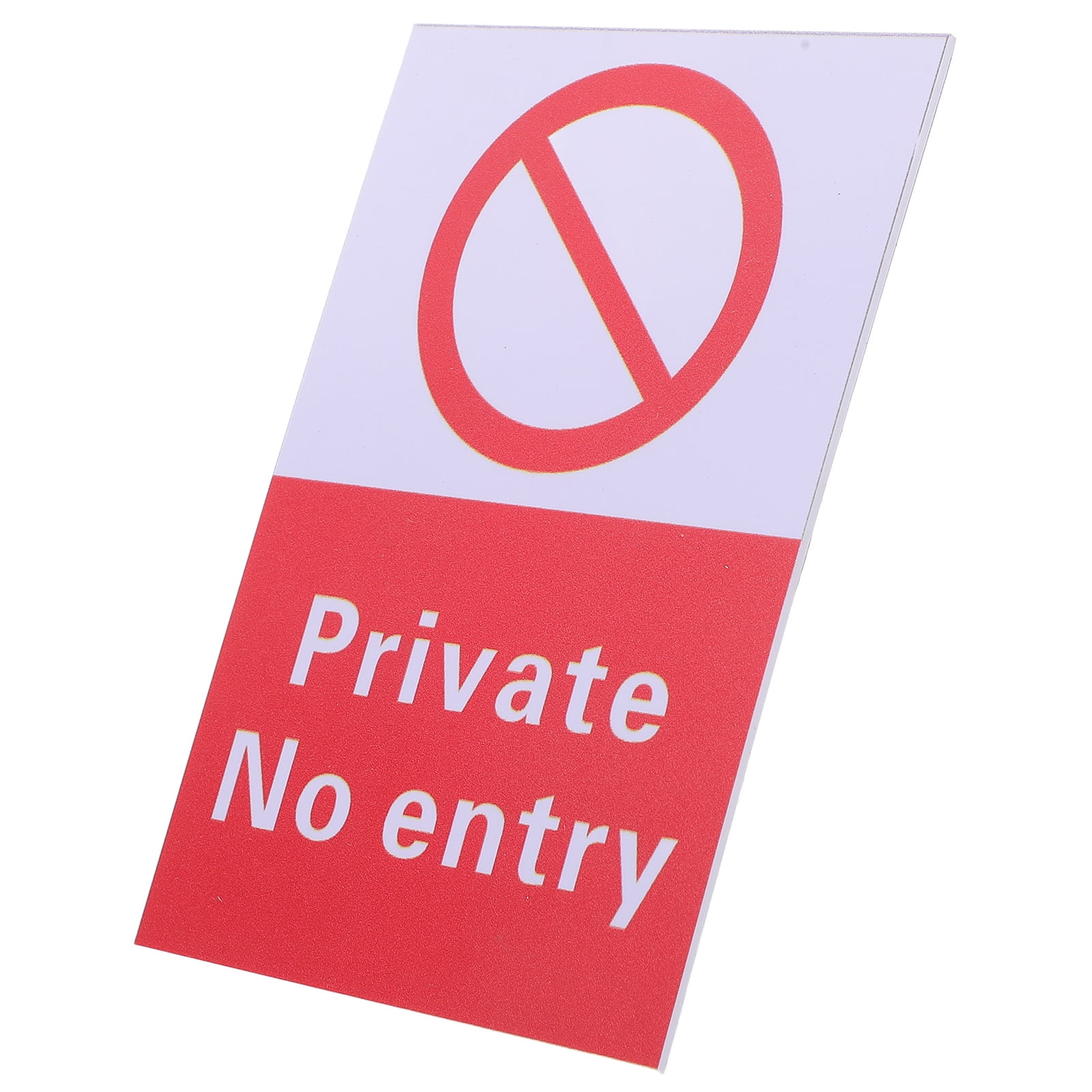 FRCOLOR No Entrance Warning Sign Adhesive Warning Sign No Entrance Sign ...