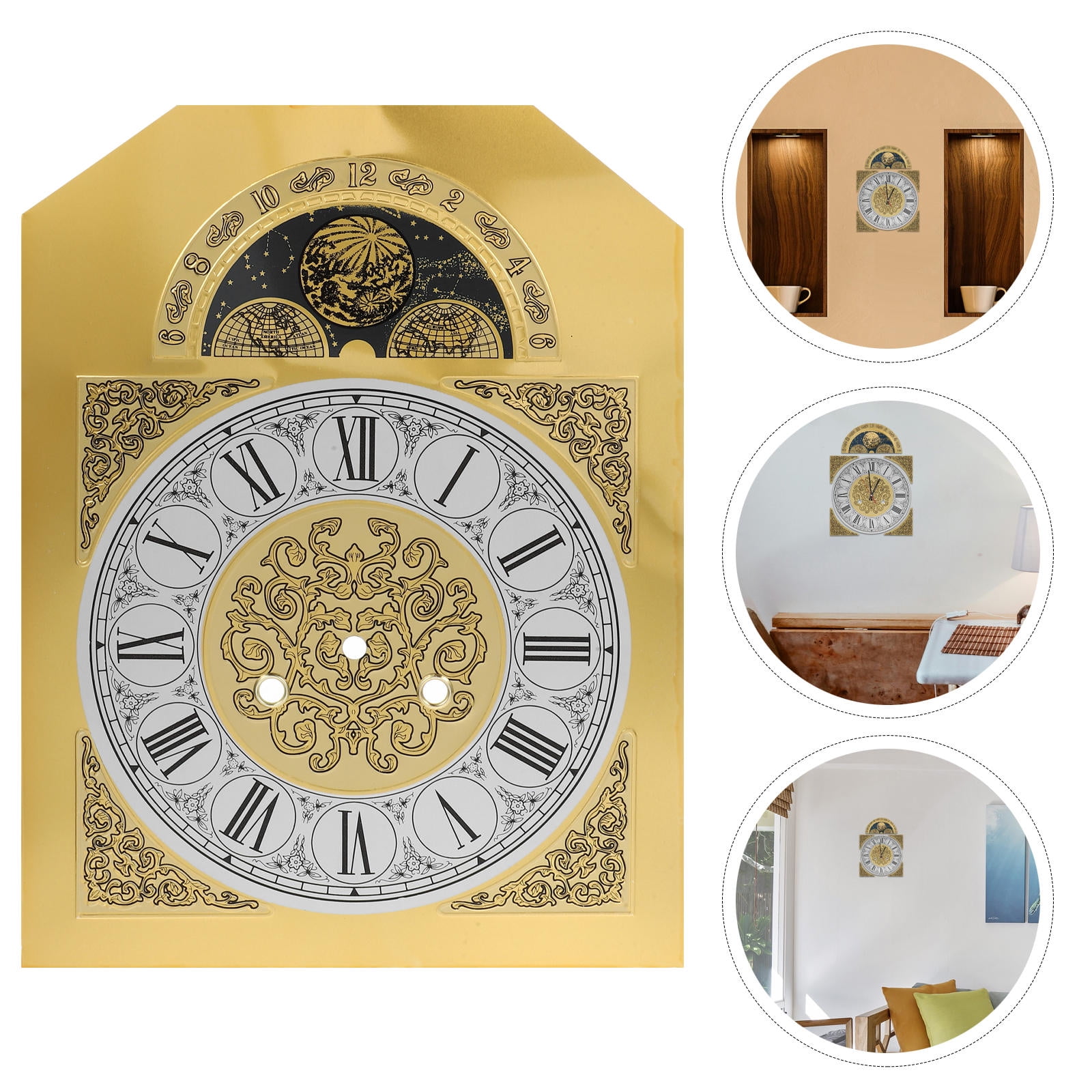 FRCOLOR Numerals Clock Dial for DIY Wall Clock Quartz Clock Face ...