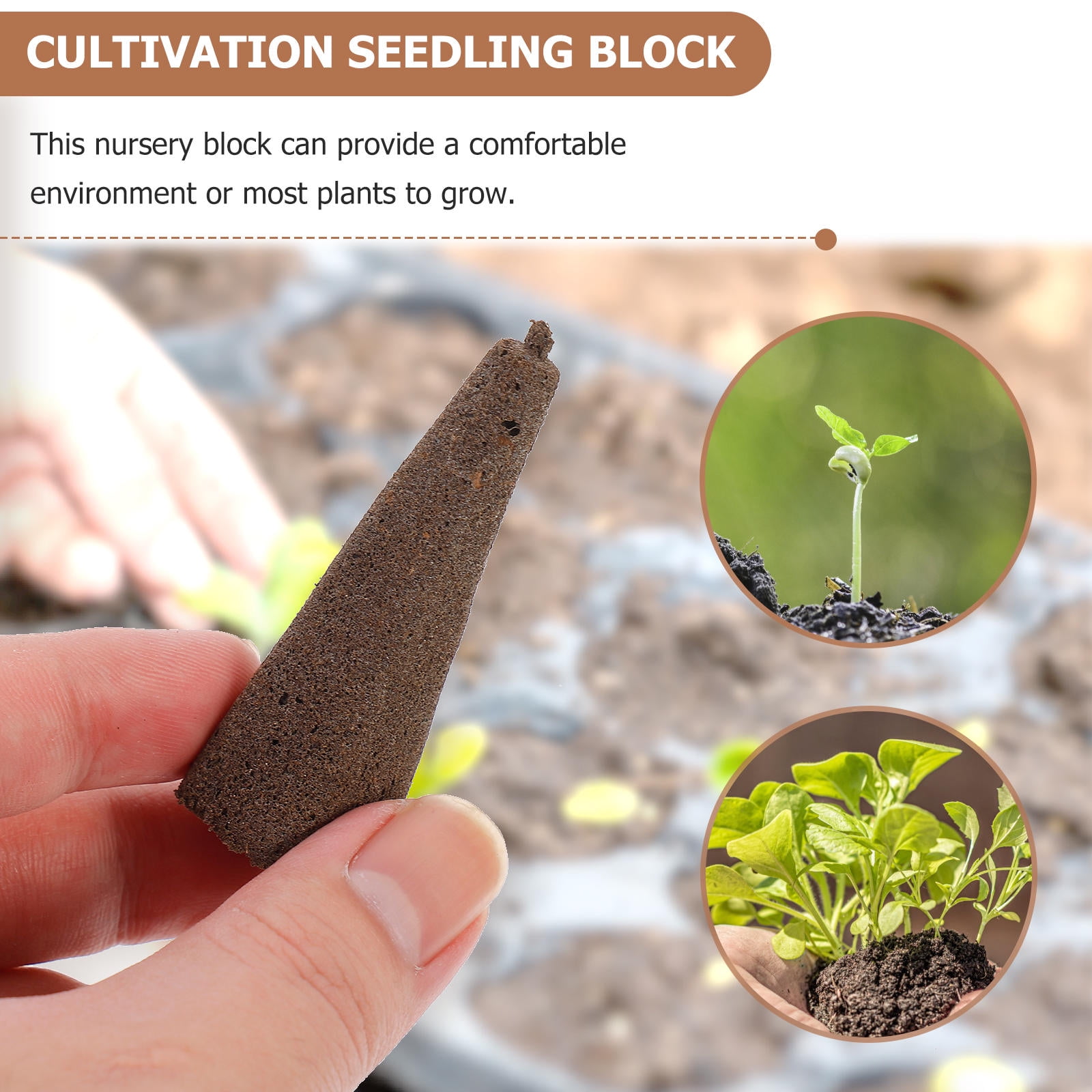 PAMINGONO Hydroponic Growing System Kit Carbon Mud 50Pcs 2.2X0.6X0.6In ...