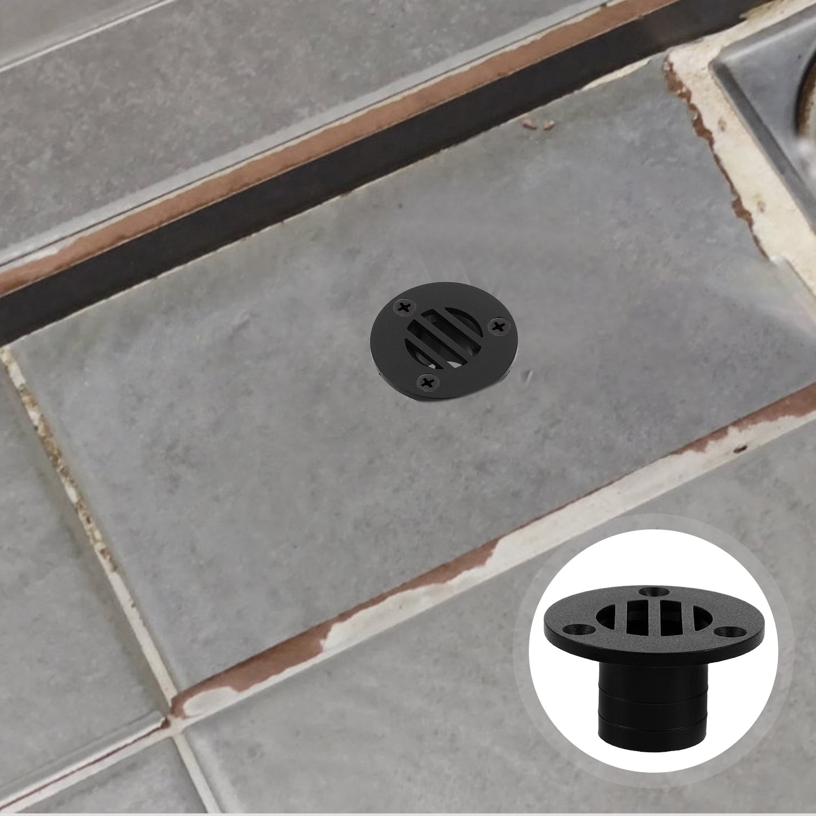 FRCOLOR Nylon Marine Boat Floor Deck Drain Yacht Deck Drainage Hardware ...