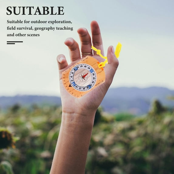 FRCOLOR Orienteering Compass Hiking Backpacking Compass Multi-function ...