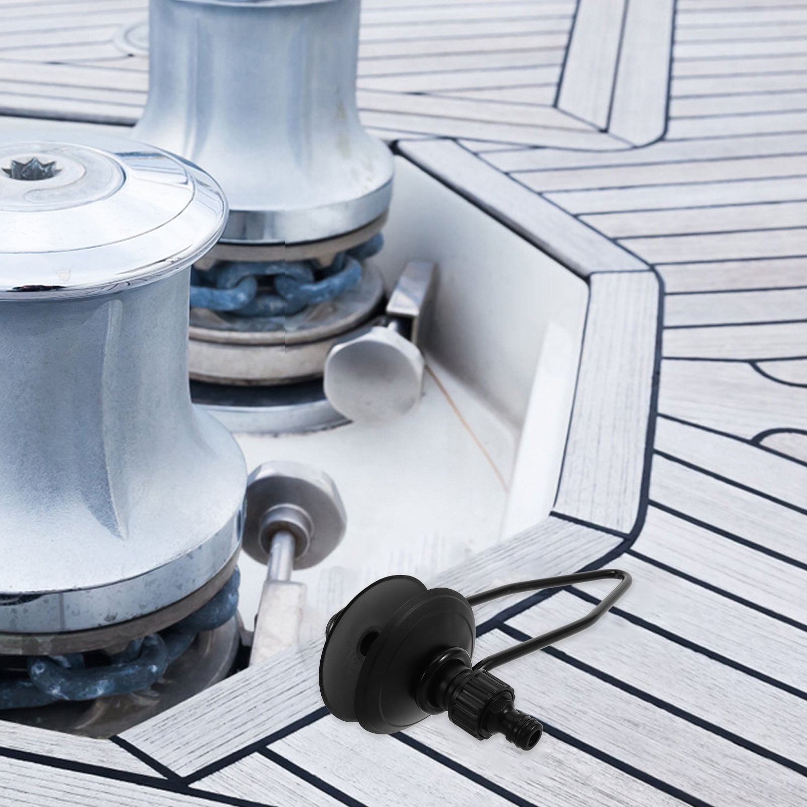 FRCOLOR Outboard Motor Water Flusher Marine Boat Engine Muff Boat Ear ...