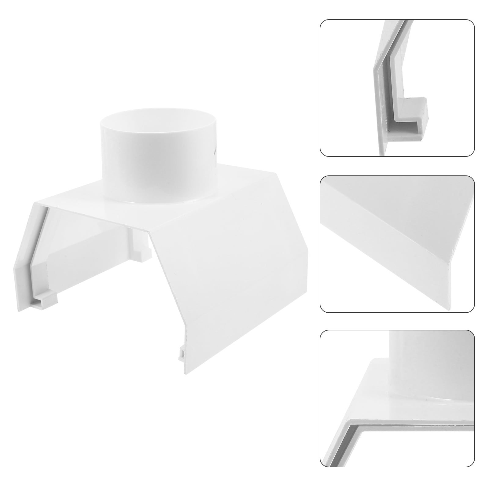 FRCOLOR Outdoor Downspout Connector Plastic Adapter Gutter Drain ...