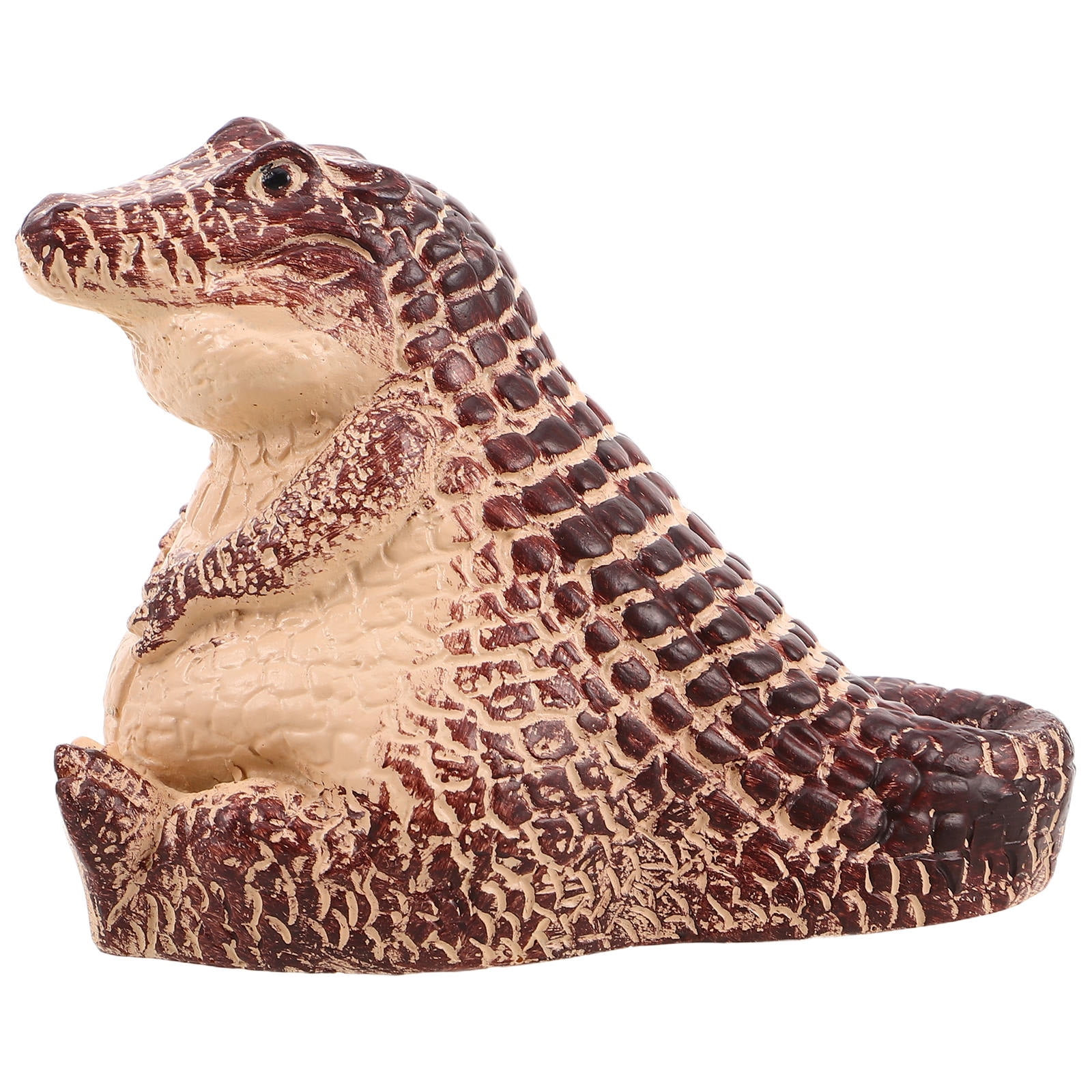 FRCOLOR Outdoor Garden Key Hiding Box Mini Alligator Statue Resin ...