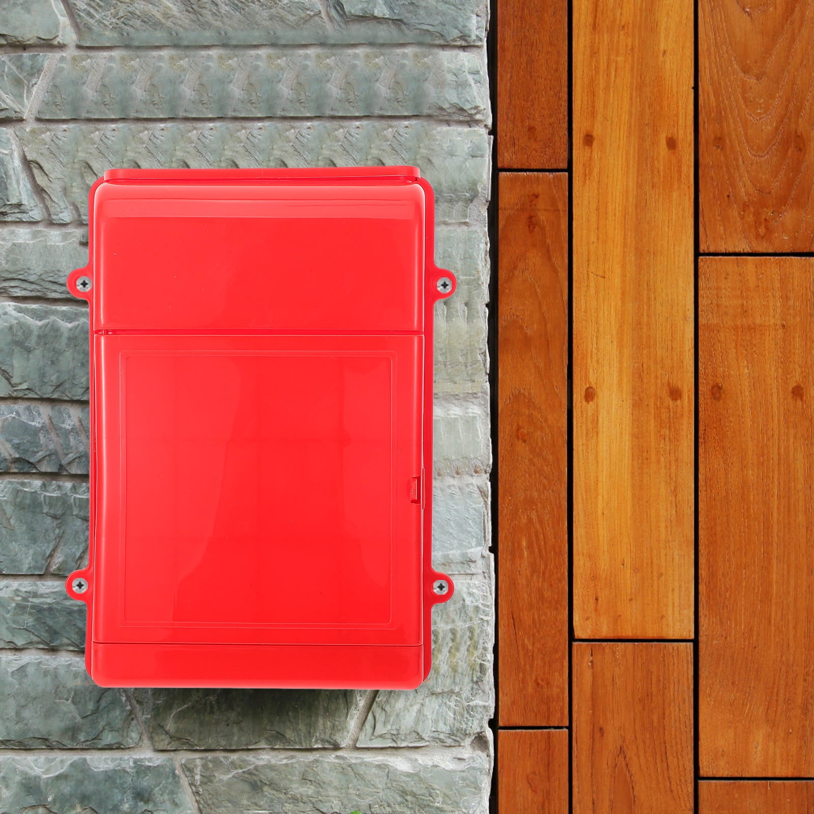 FRCOLOR Outdoor Mailbox Post Box Mailbox Wall Mount Post Box Outside ...