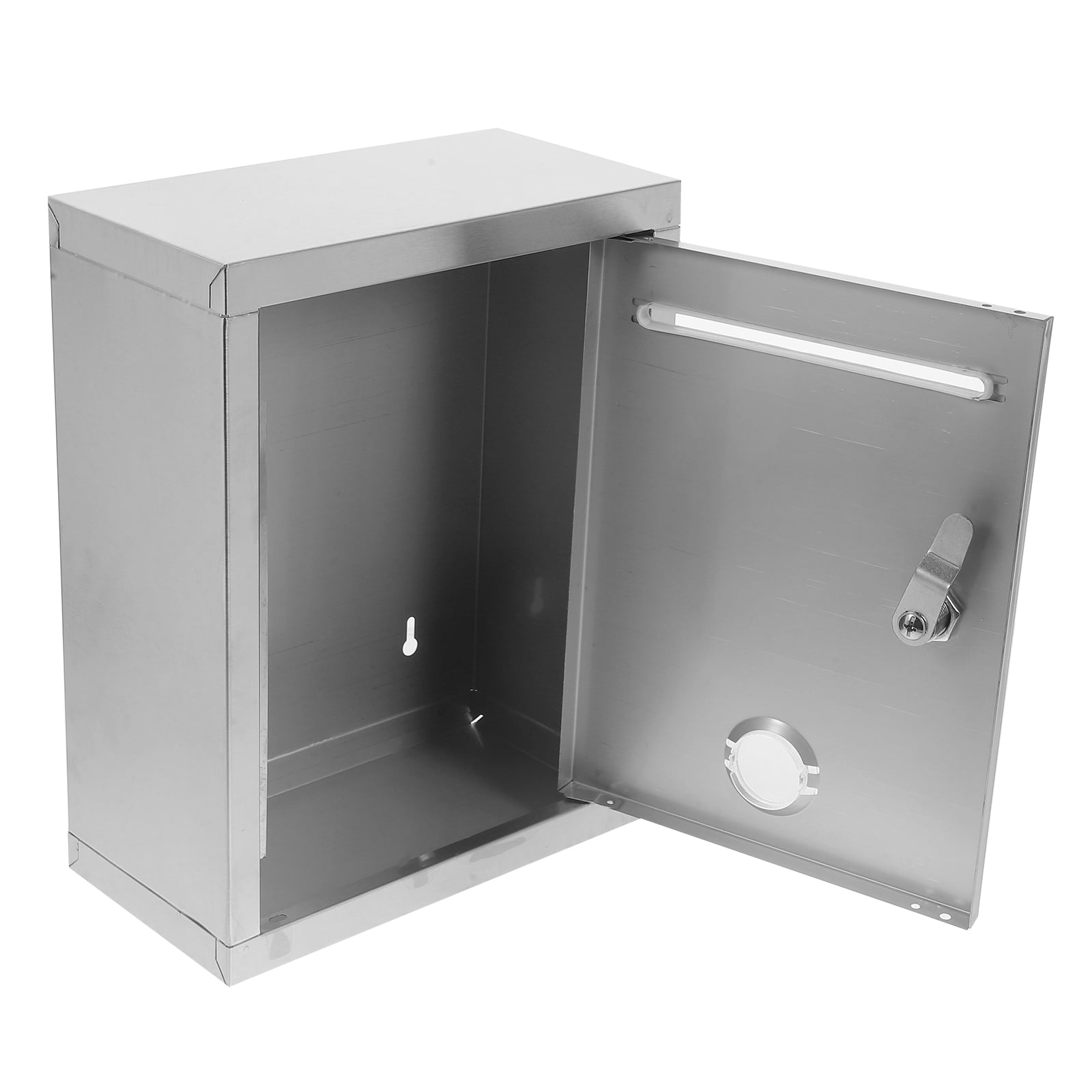 FRCOLOR Outdoor Metal Locking Mailbox Wall Mounted Locking Mailbox with ...