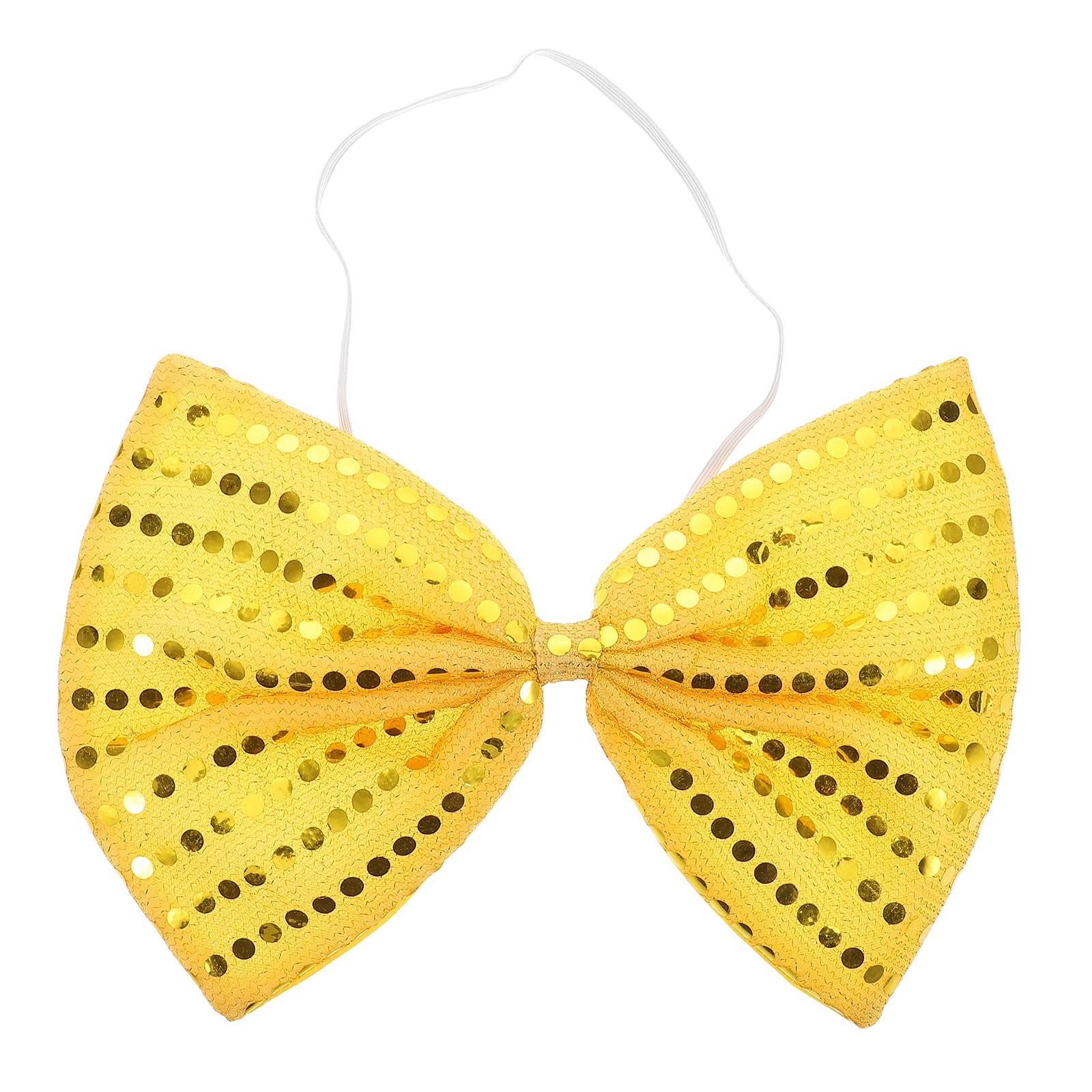 FRCOLOR Oversized Sequin Bow Tie Sparkly Masquerade Bow Tie Glitter Bow Tie Sequin Costume ...