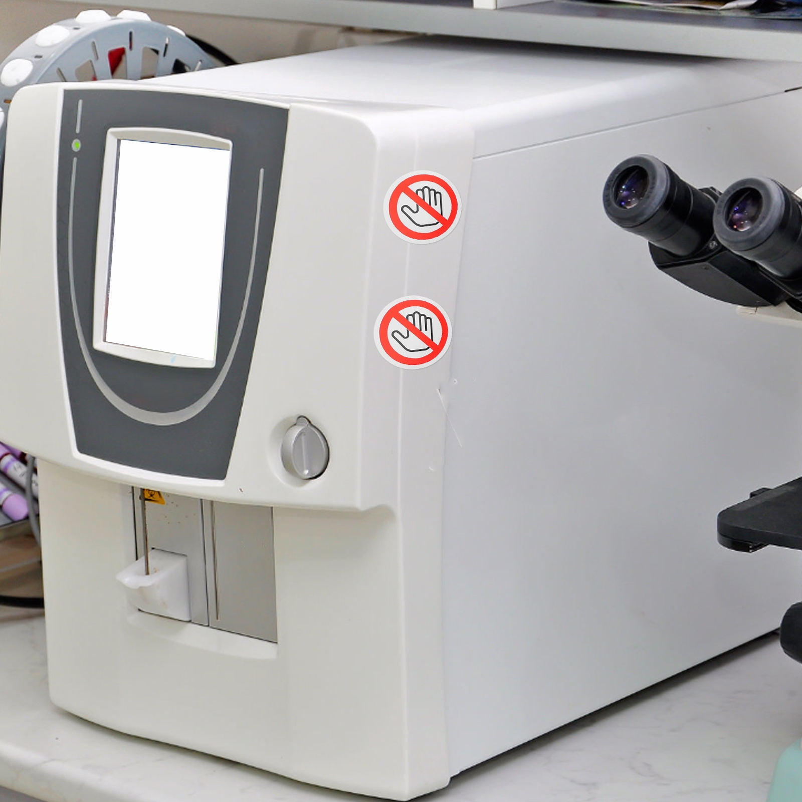 FRCOLOR PVC Warning Labels for Work with High Visibility Assorted Color ...