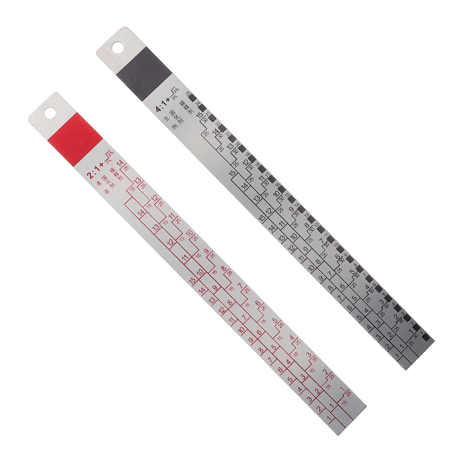 FRCOLOR Paint Mixing Stick Automotive Painting Ruler Measuring Scale ...