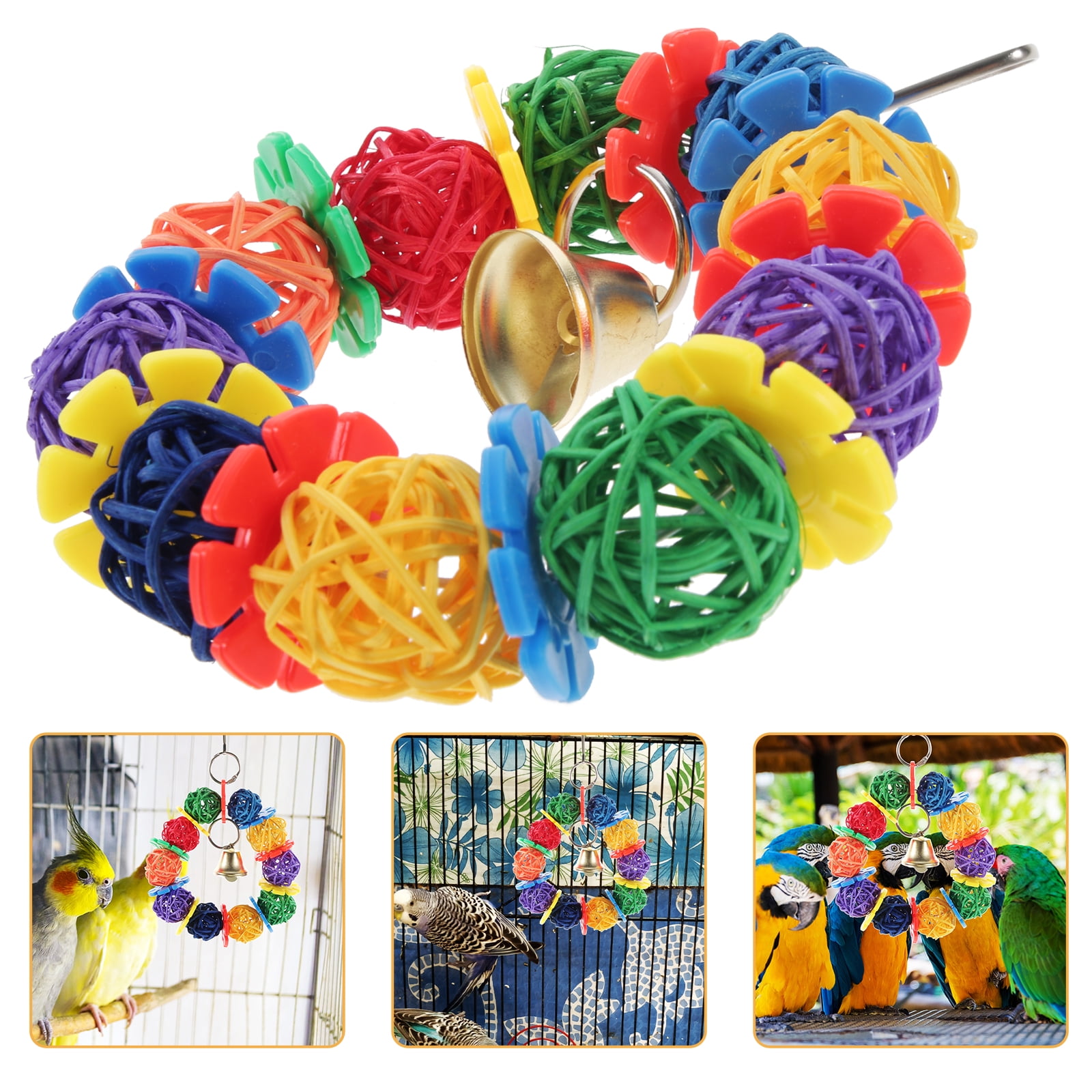 FRCOLOR Parrot Chew Toy Bird Physical Activity Toys Molar - Walmart.com