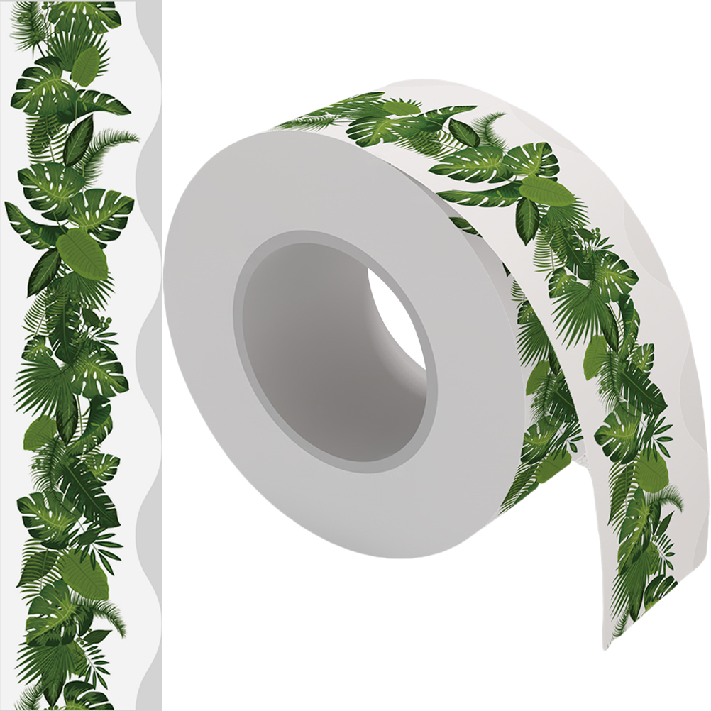 FRCOLOR Pastel Labels Leaves Border Sticker Self-adhesive Trim Portable ...