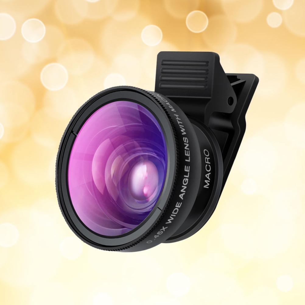 FRCOLOR Phone Lens with 0.45X Wide Angle and 12.5X Macro No Distortion ...
