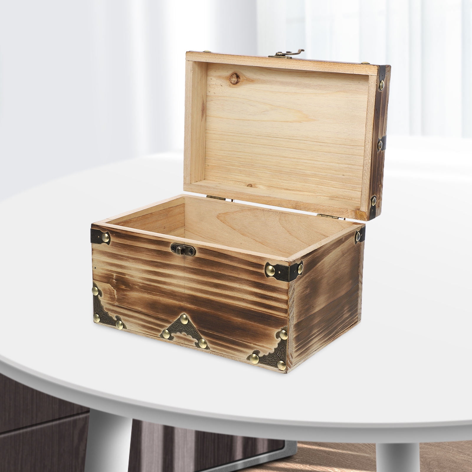 KAKOWELY Retro Treasure Chest With Lock Pirate Treasure Chest Coffee ...