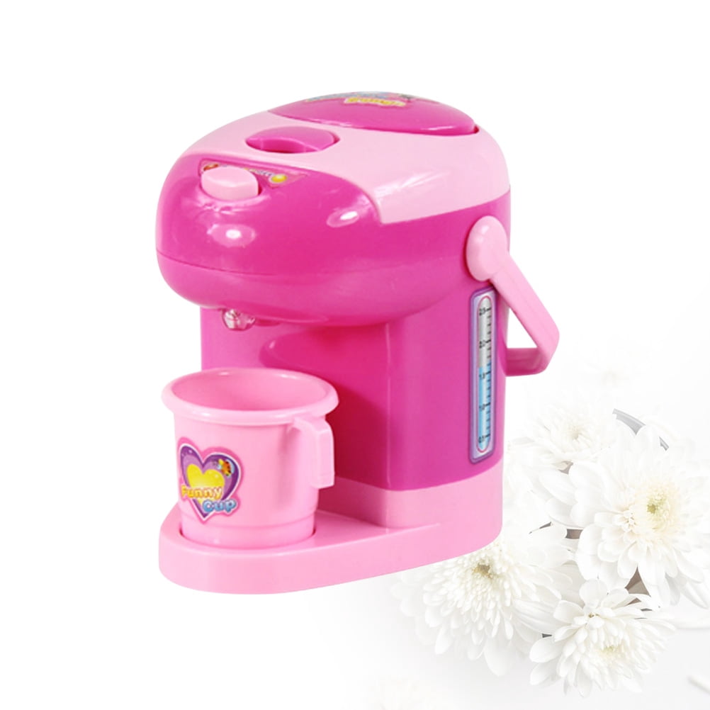 FRCOLOR Pink Creative Mini Water Dispenser Toy for Kids Pretend Play ...