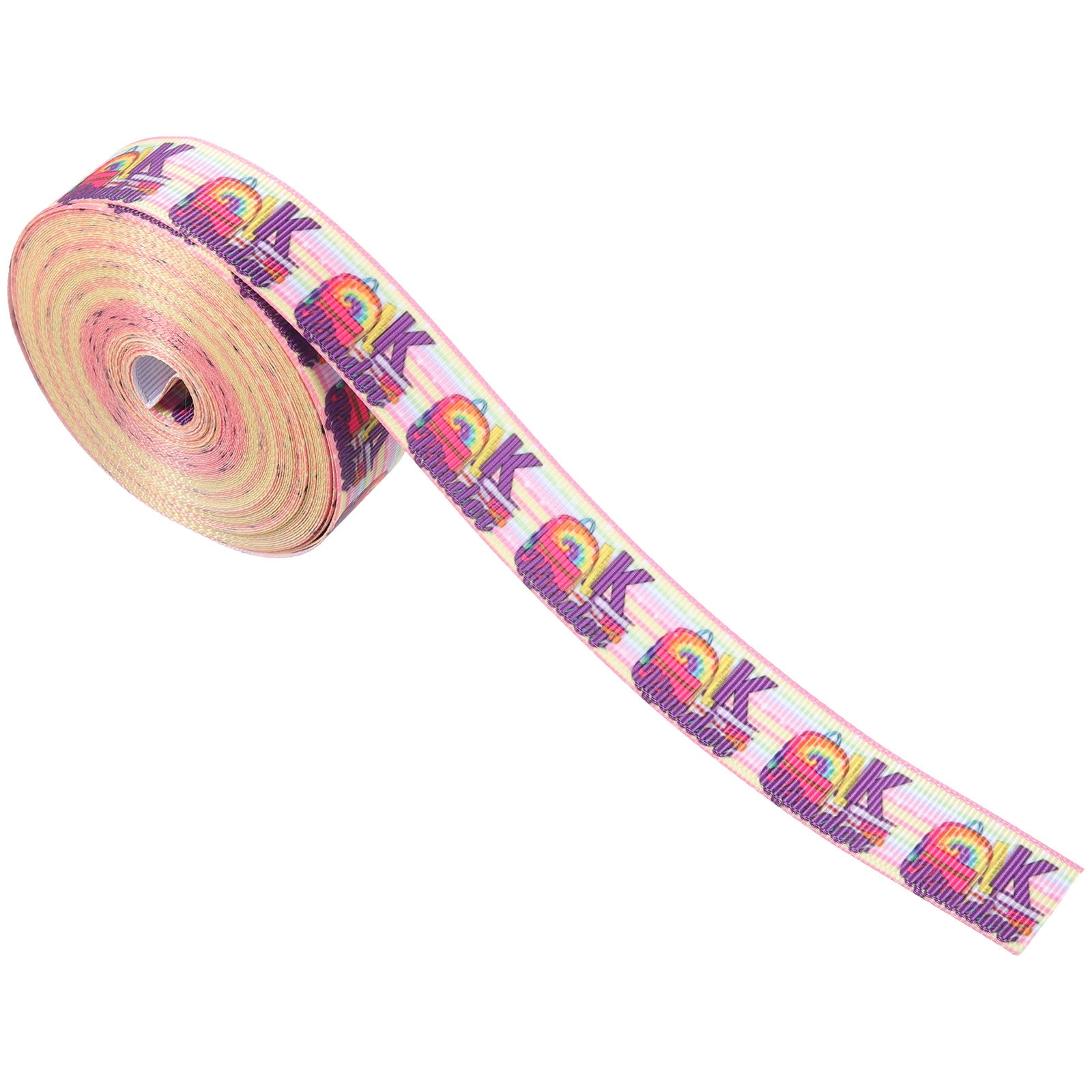 FRCOLOR Pink Ribbon Wrap School Party Decoration Exquisite Preschool ...