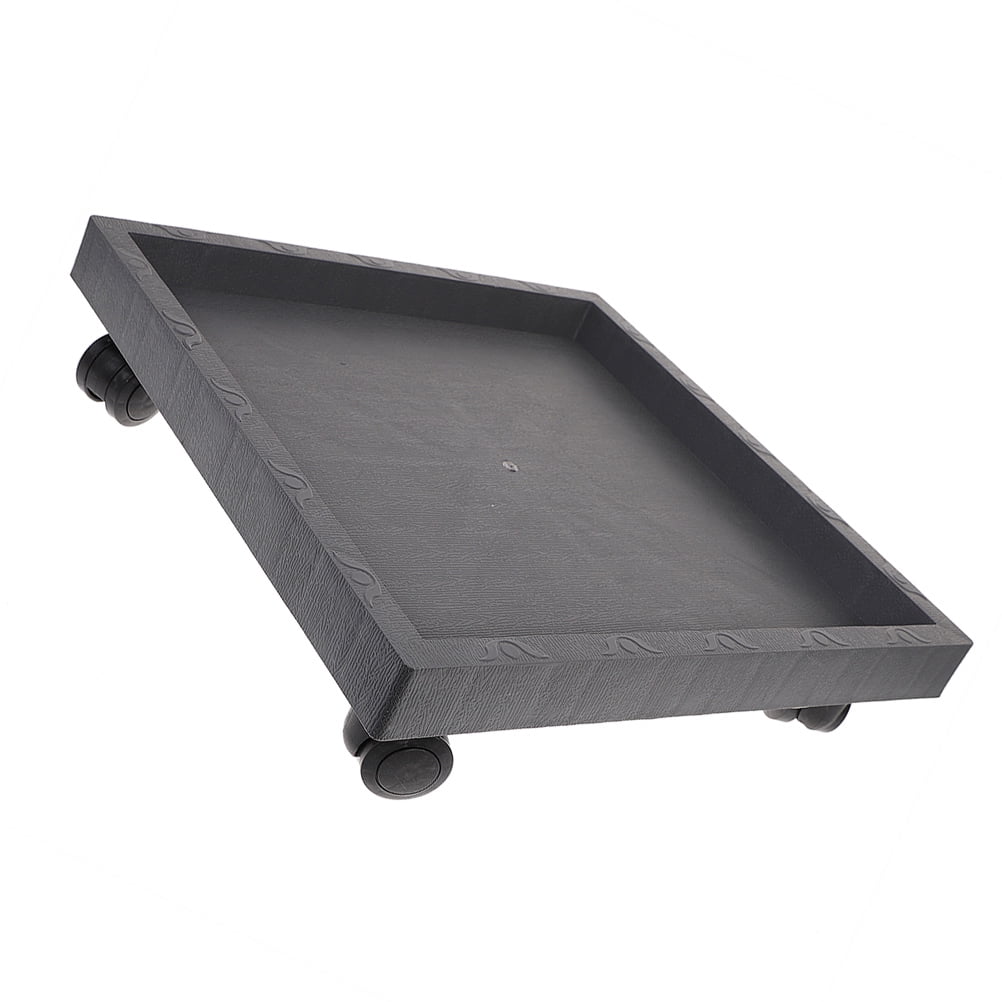 FRCOLOR Plant Base with Wheels Flowerpots Tray Caster Rack Square ...