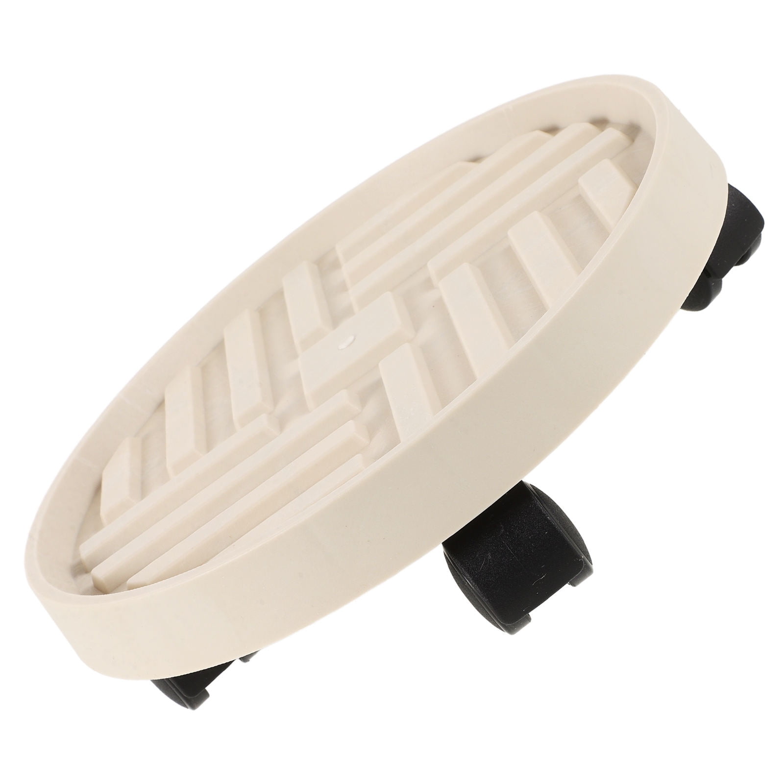 FRCOLOR Plant Roller Base Plastic Tray for Plants Rollers with Wheels ...