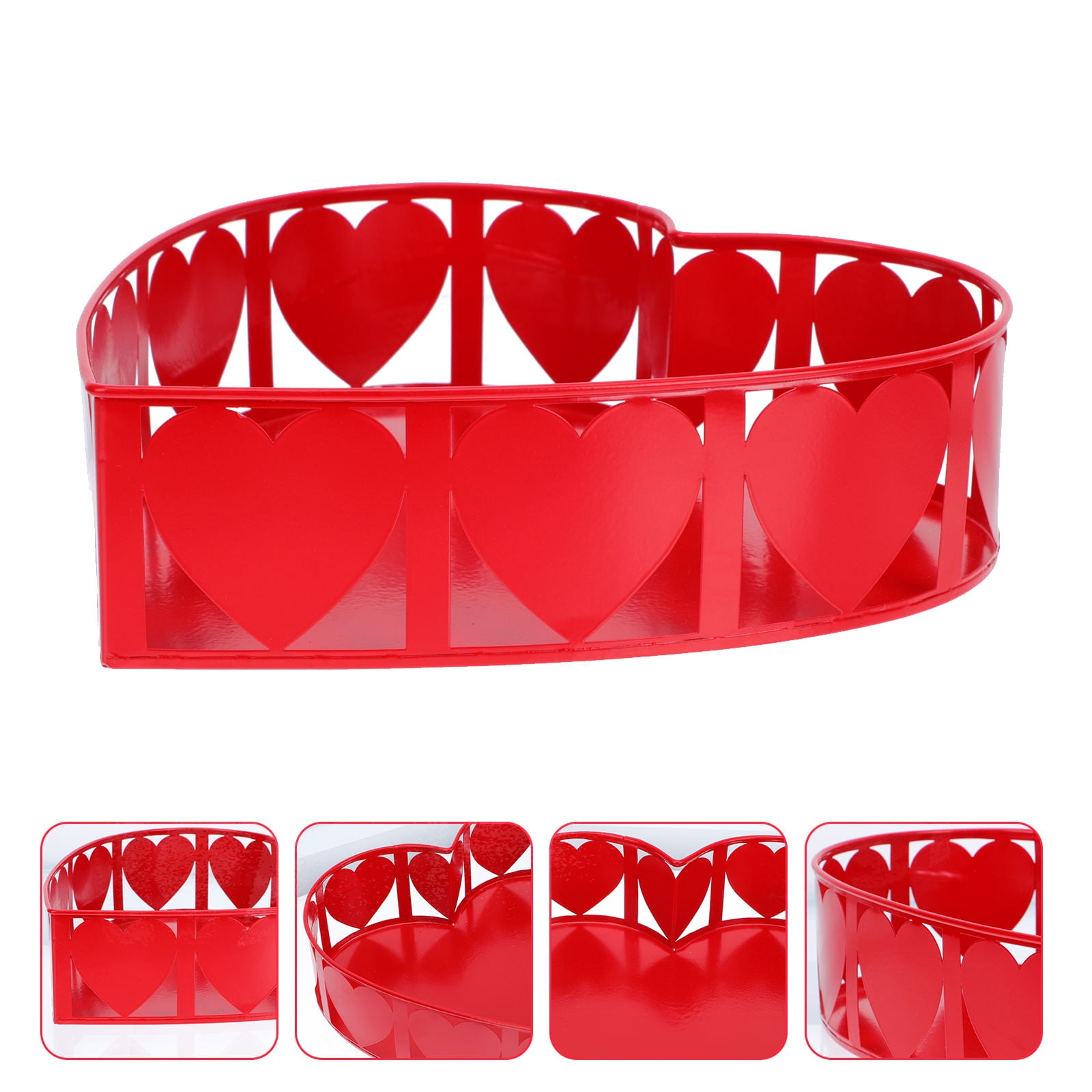 FRCOLOR Planter Heart Vase Love Flower Pot Party Decoration Desk Office ...