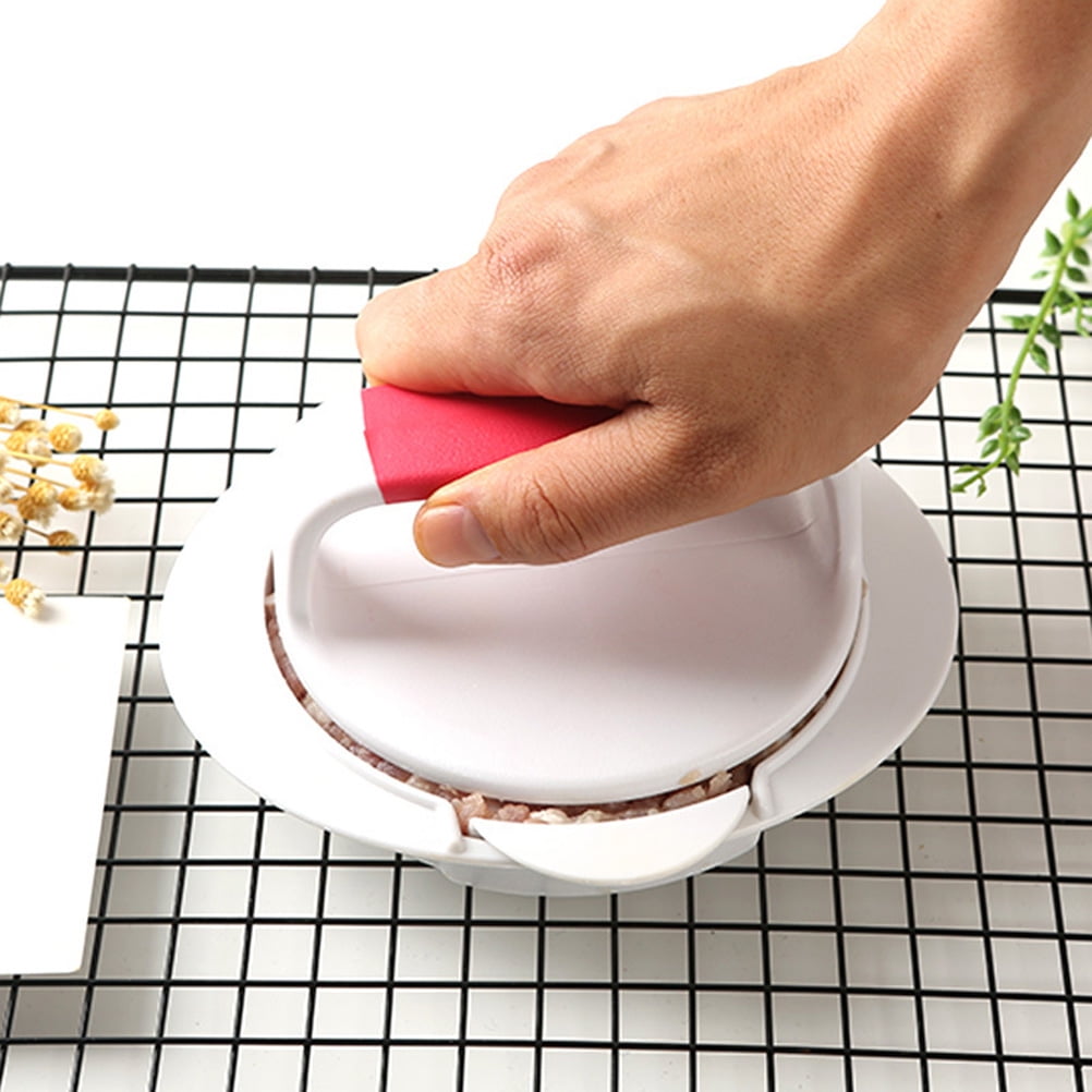 FRCOLOR Plastic Burger Press Round Meat Beef Maker Mould Burger DIY ...