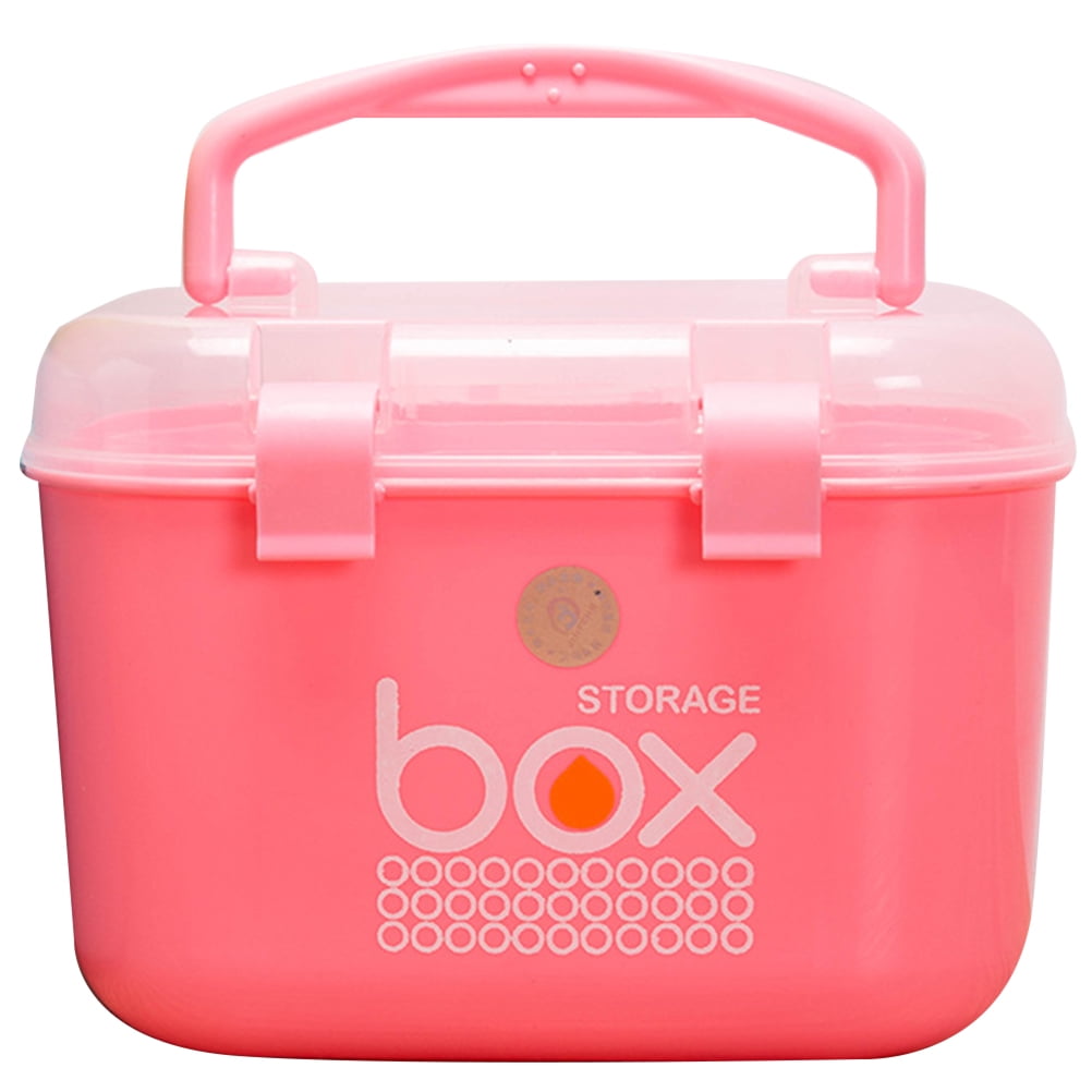 FRCOLOR Plastic Cabinet Portable Medicine Storage Box Household Health ...
