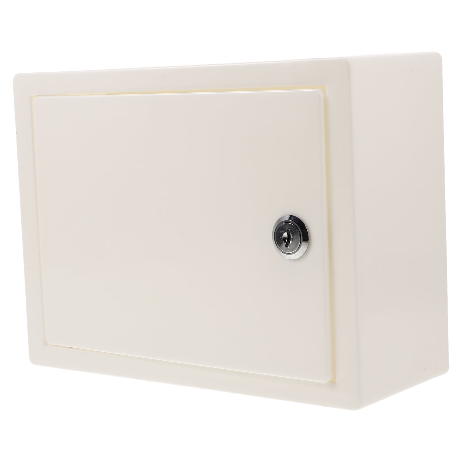FRCOLOR Plastic Cabinet Storage Box With Lock And 2 Keys Secret Storage ...