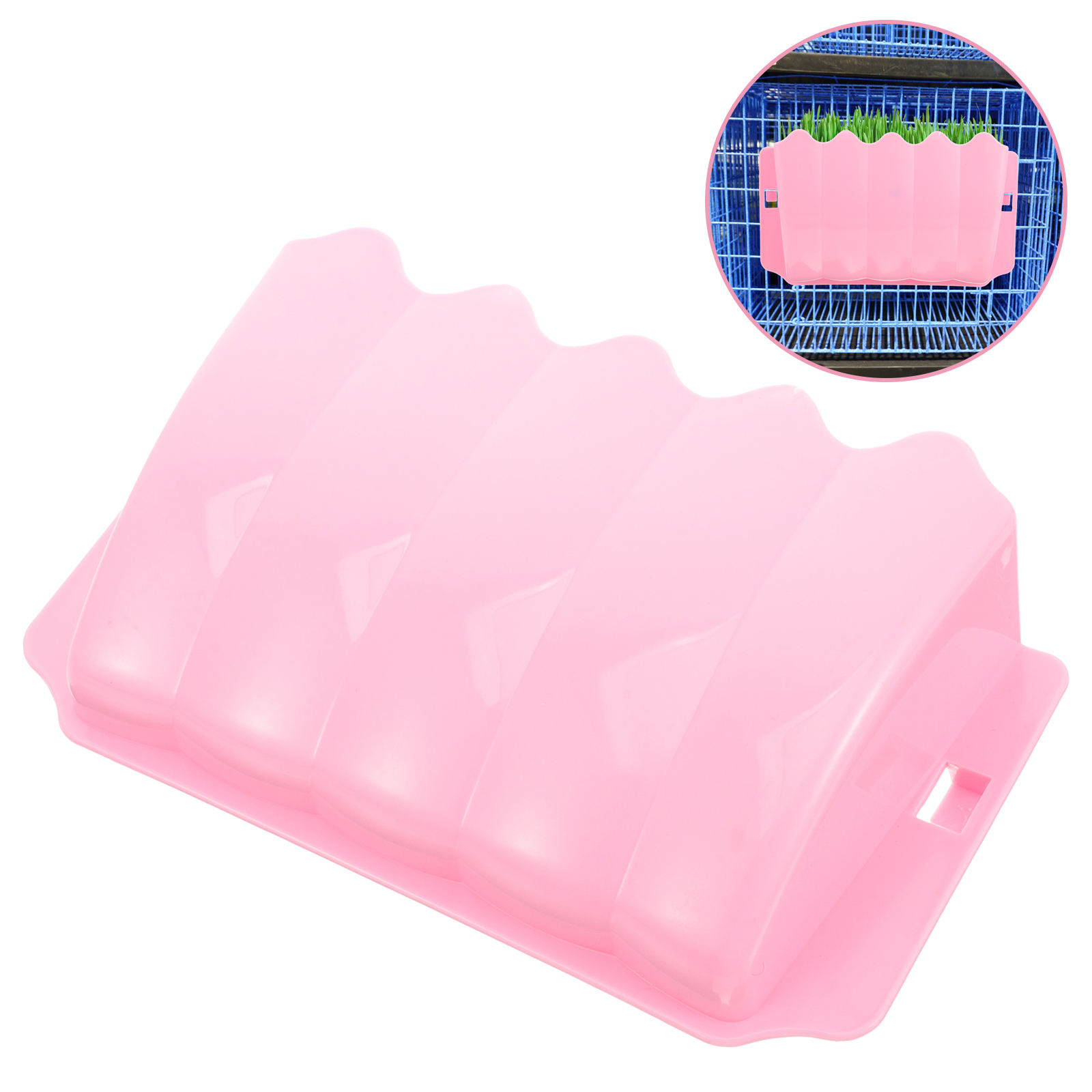 FRCOLOR Plastic Dispenser Large-capacity Rabbit Feeder Hanging Type Pet ...