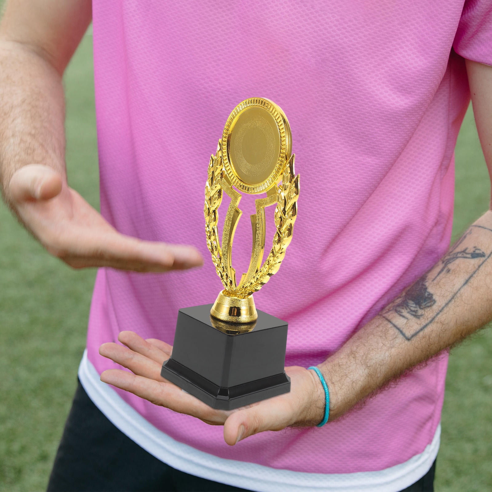 FRCOLOR Plastic Gold Trophy For Kids Plaything Trophy Game Trophy ...