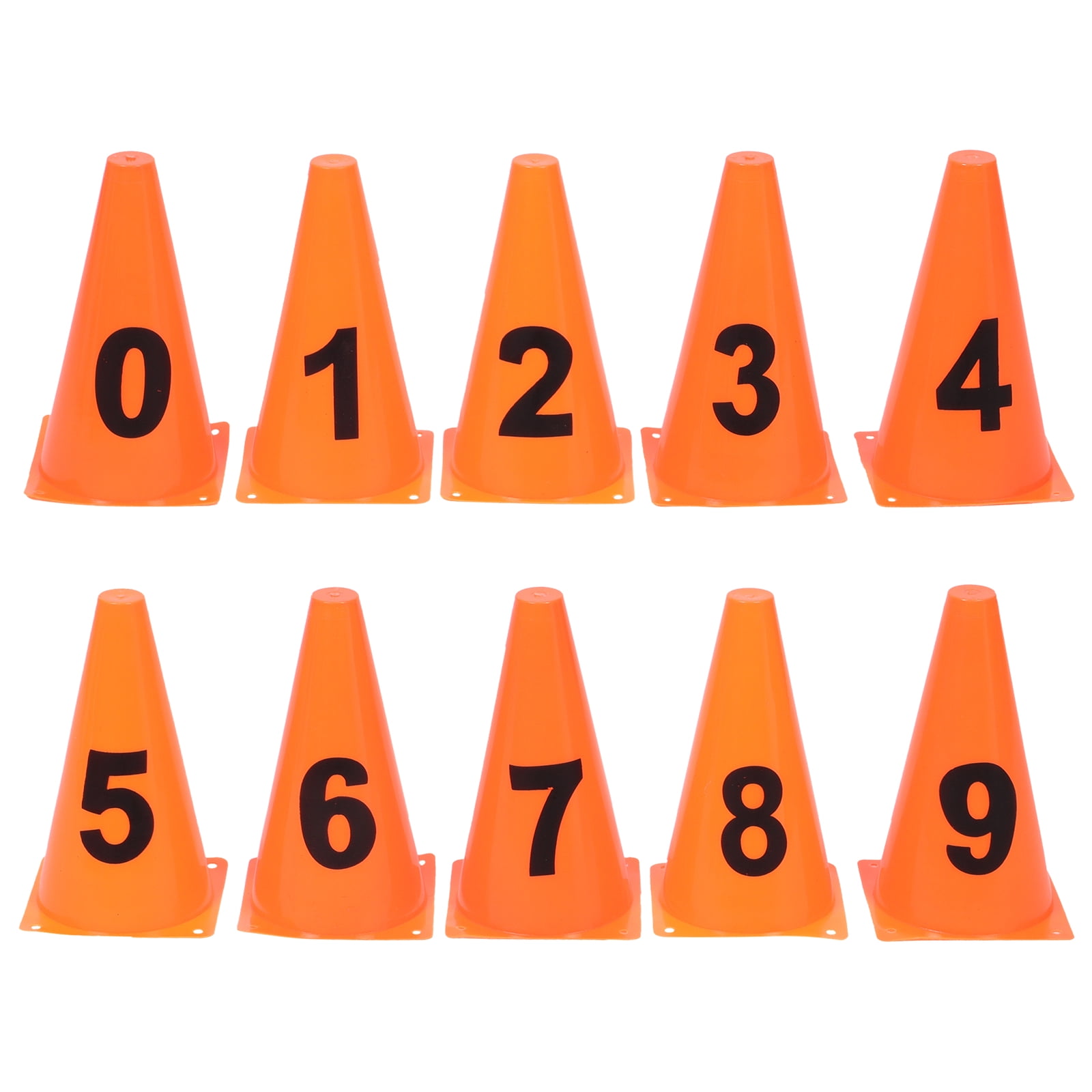 FRCOLOR Plastic Traffic Cones Ccones for Classroom Orange Soccer ...
