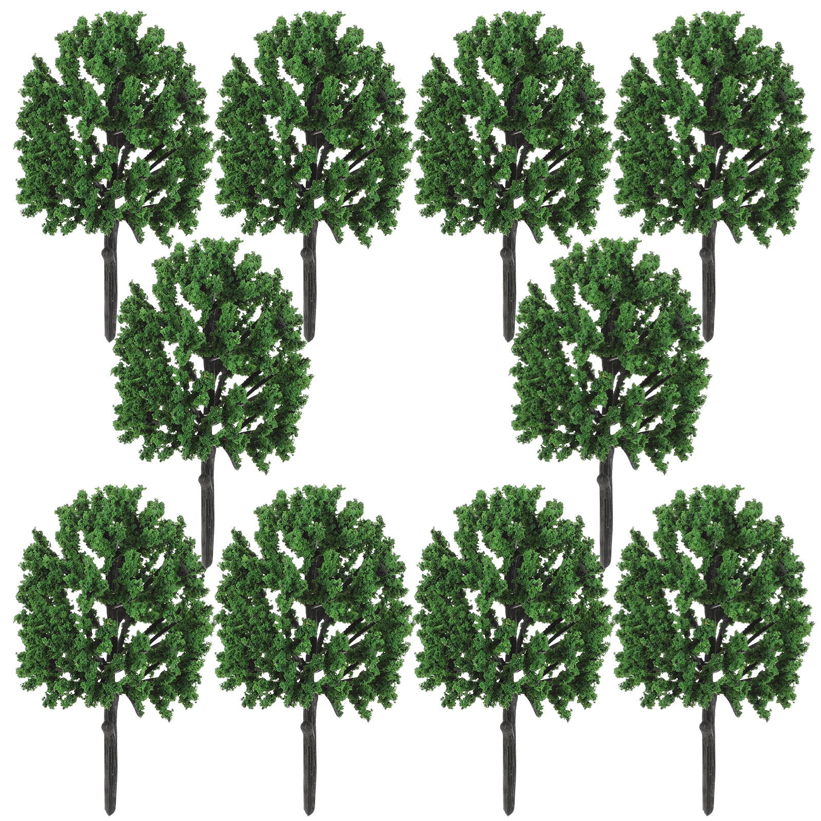 LABSERRON Diy Landscape Accessory Trees Model Brown 10Pcs 3.14X1.57X1 ...