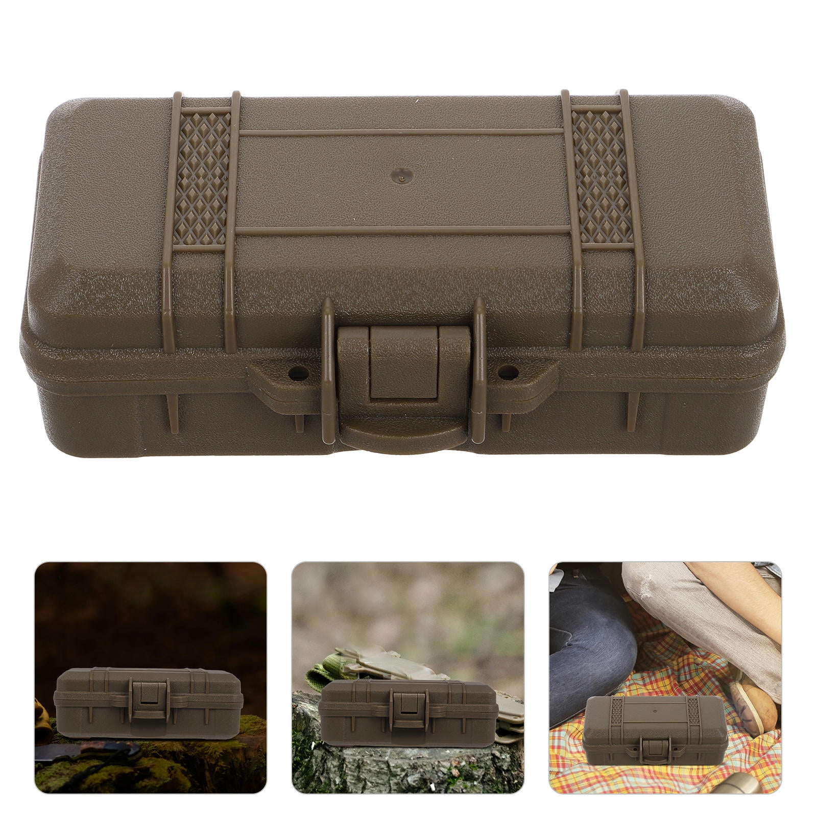 FRCOLOR Plastic Waterproof Container Outdoor Shockproof Box Case Dry ...