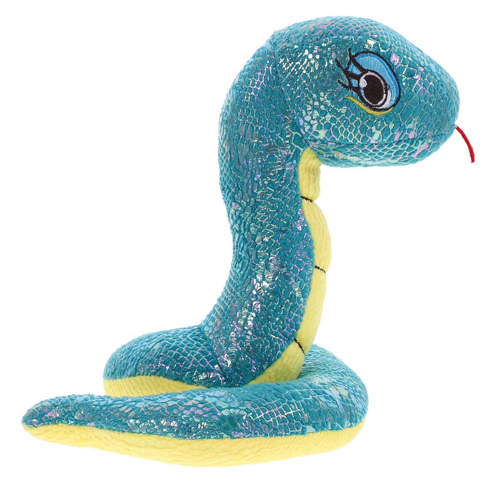 FRCOLOR Plush Snake Doll Toy Stuffed Animal Cartoon Snake Doll Glitter ...