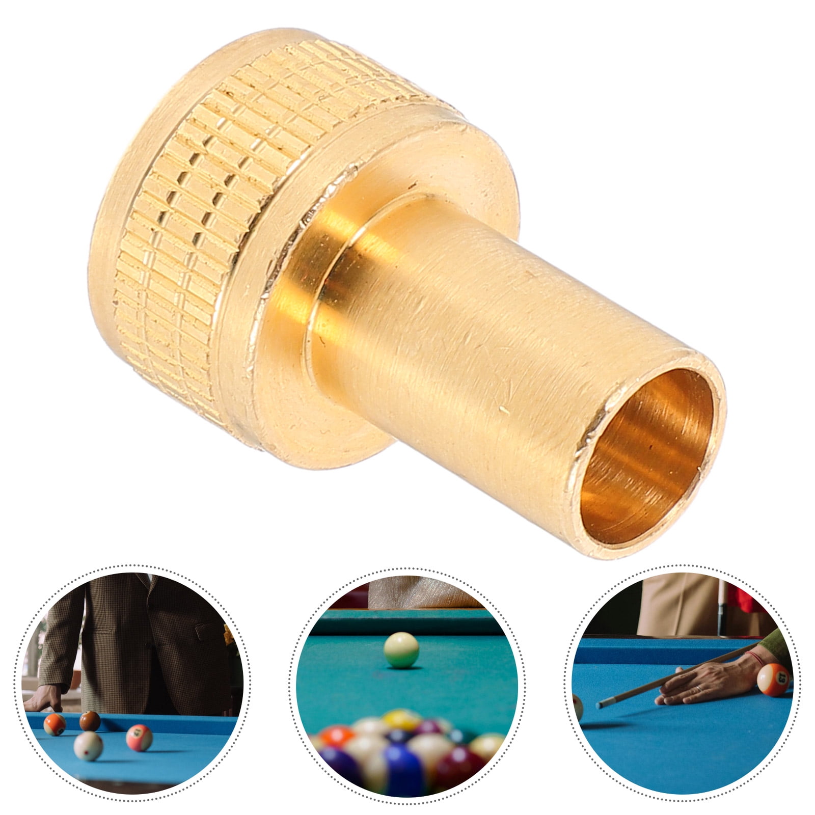 FRCOLOR Pool Cue Joint Connector Screw Billiard Cue Brass Weight Screw ...