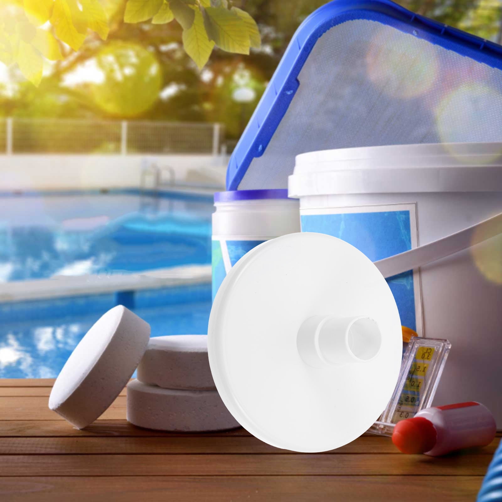 FRCOLOR Pool Skimmer Vacuum Plate Debris Removal Various Pools Enhances ...