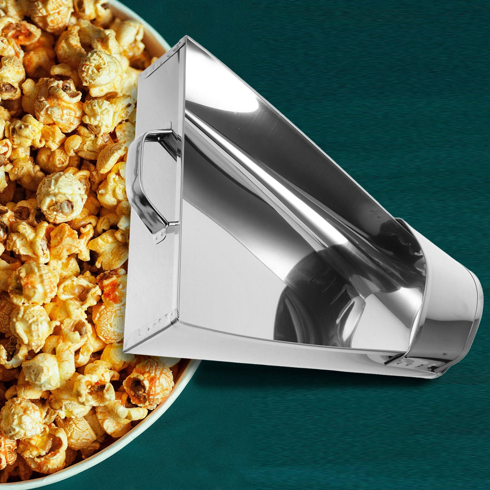 FRCOLOR Popcorn Scoop Stainless Steel Popcorn Scoop For Bags Boxes ...