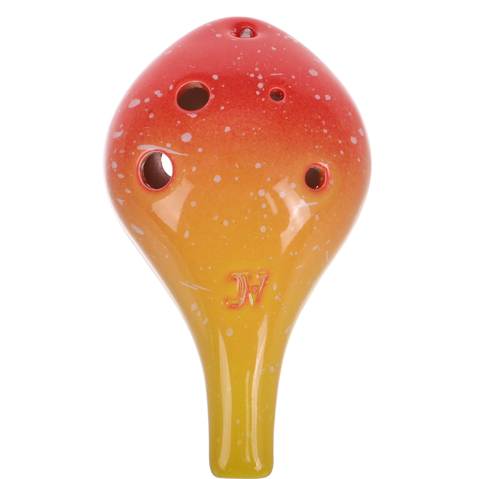 FRCOLOR Portable 6-Hole Ceramic Ocarina Alto C Ocarina Small Ceramic ...