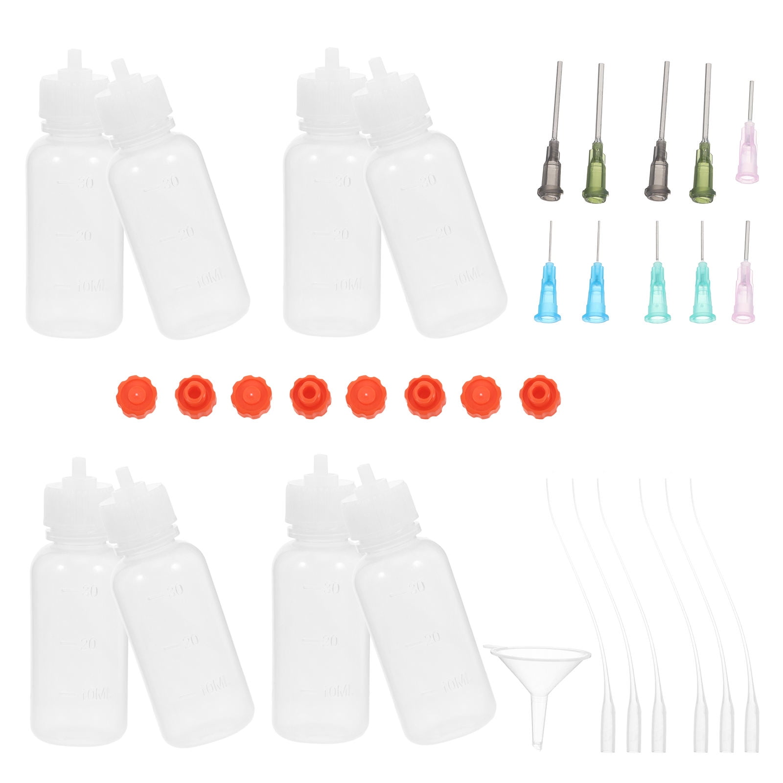 FRCOLOR Portable Applicator Bottle with Needle Tips for Precise Control ...