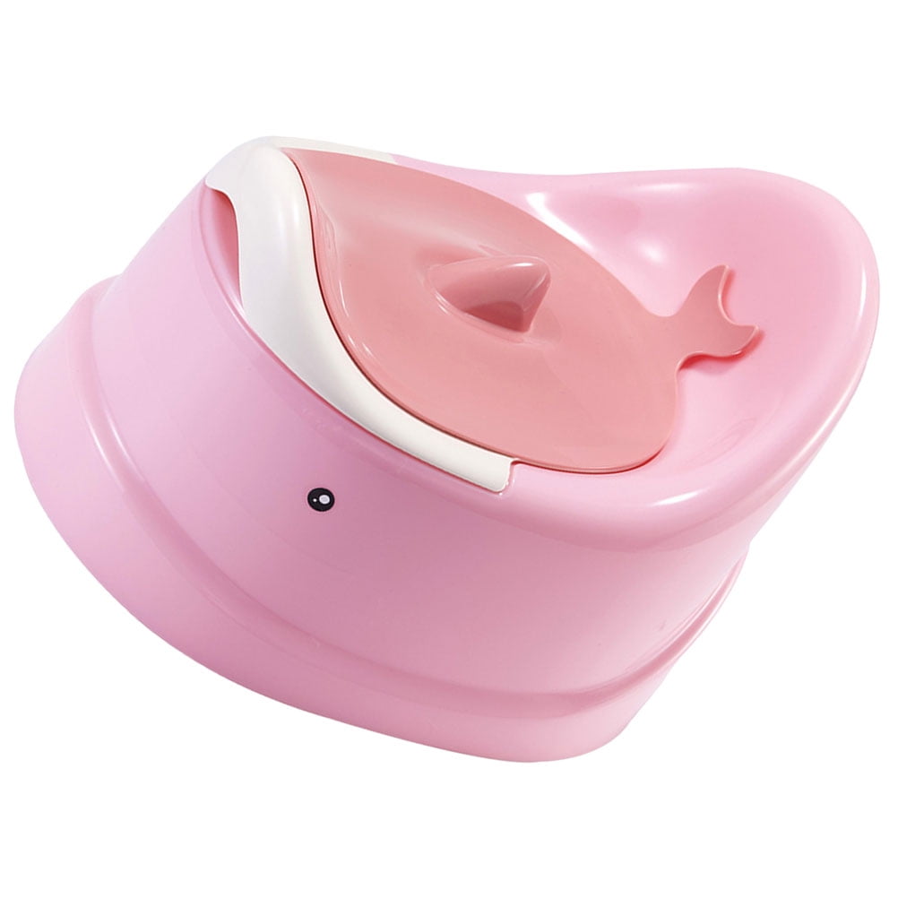 FRCOLOR Portable Pink Baby Toilet Seat for Travel and Home Use ...
