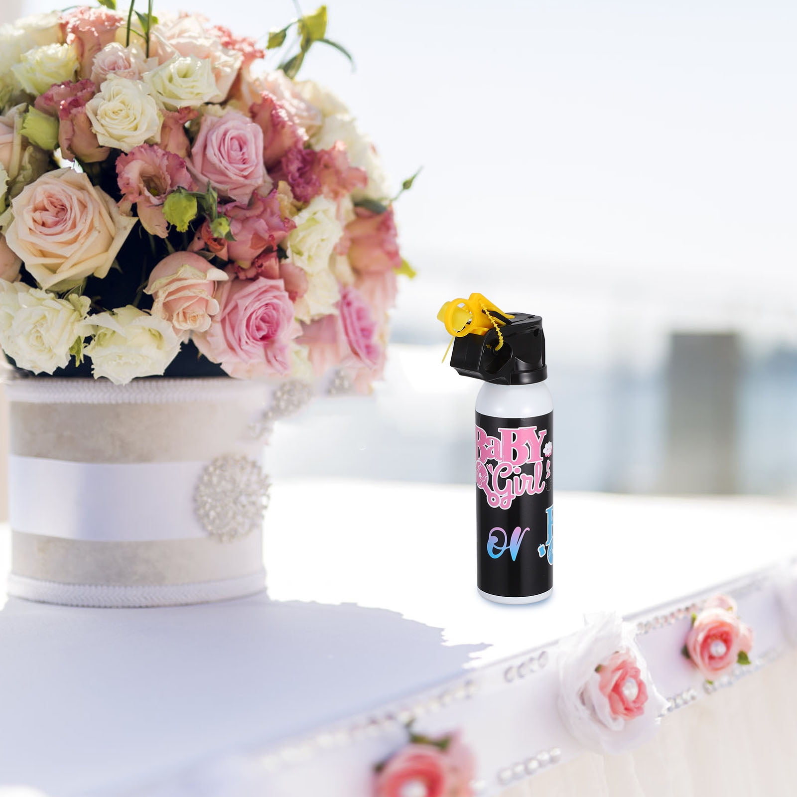 FRCOLOR Portable Powder Spray Baby Shower Party Spray Party Prop Gender ...