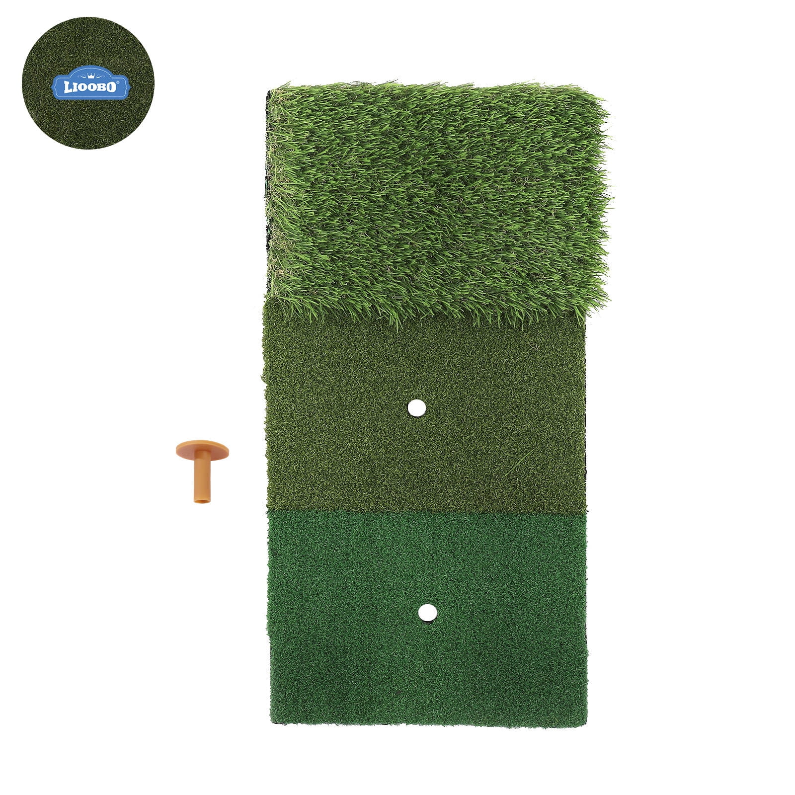 FRCOLOR Portable Swing Mat for Playing Golf with Realistic Grass ...