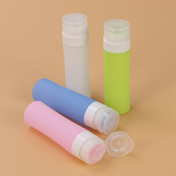 FRCOLOR Portable Travel Bottles for Liquid Storage Reusable Silicone ...